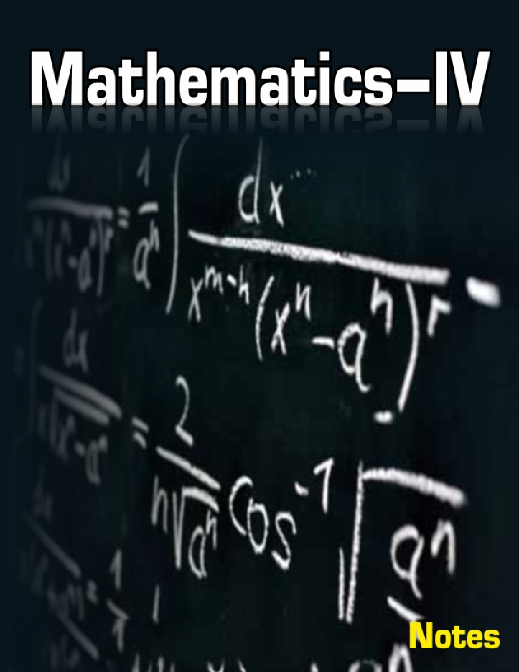 Download Mathematics IV Notes eBook by PDF Online