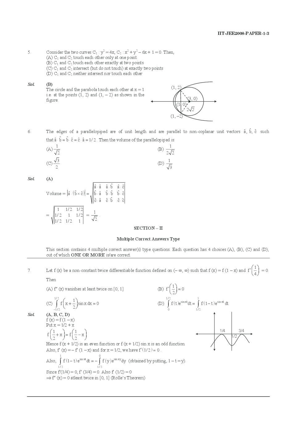 Download IIT JEE Previous Year Question Papers Paper 1 With Solutions ...