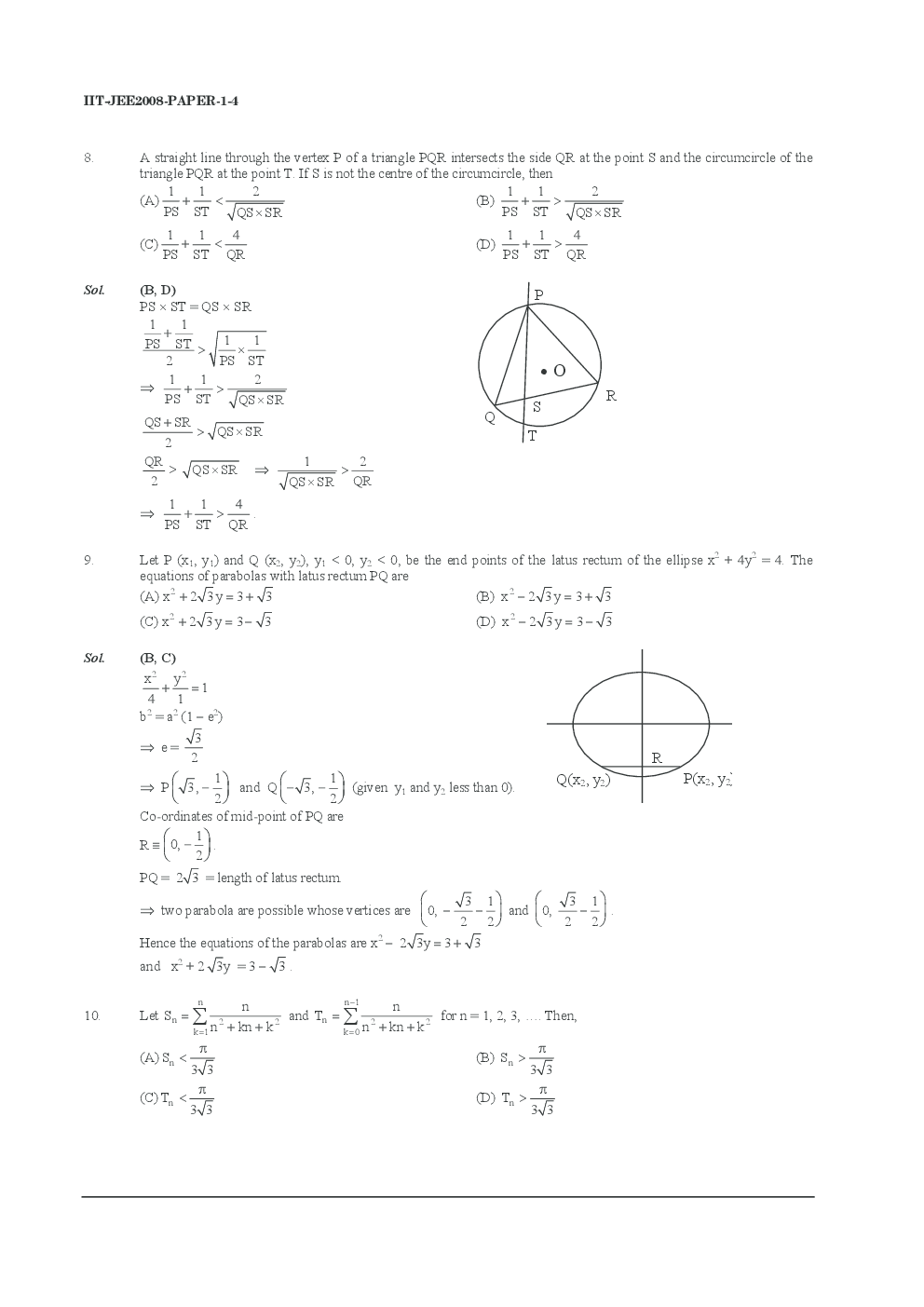 Download IIT JEE Previous Year Question Papers Paper 1 With Solutions ...