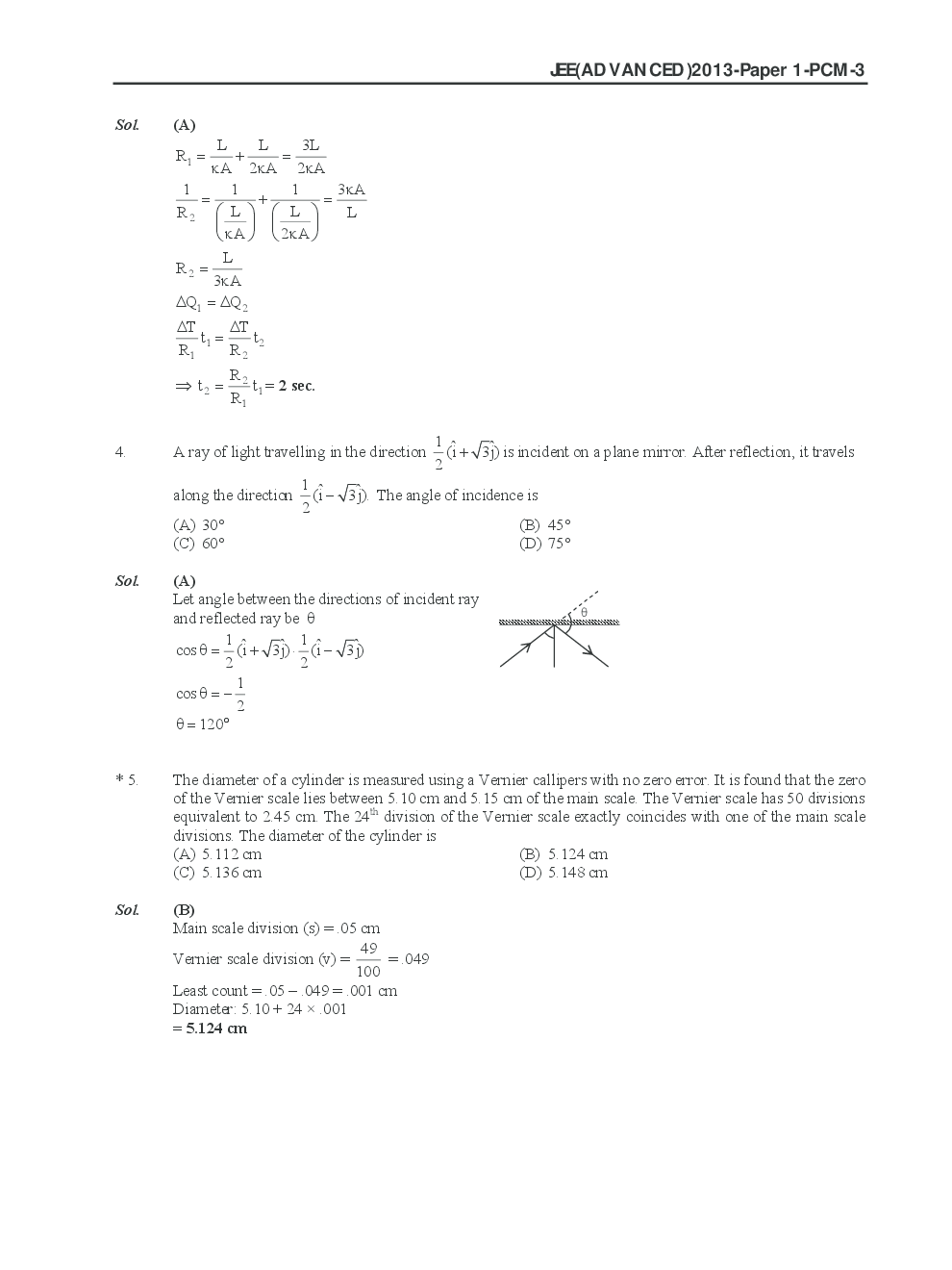 Download IIT JEE Previous Year Question Papers Paper 1 With Solutions ...