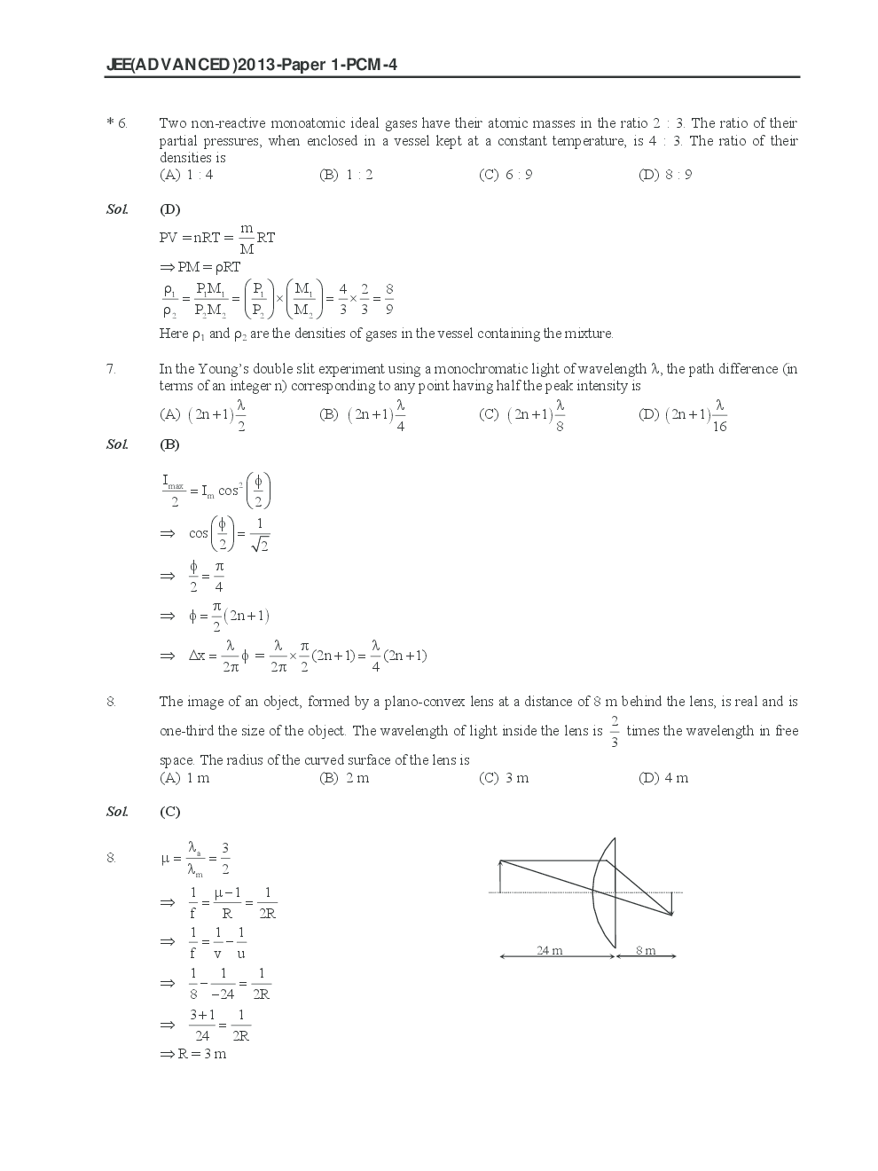 Download IIT JEE Previous Year Question Papers Paper 1 With Solutions ...