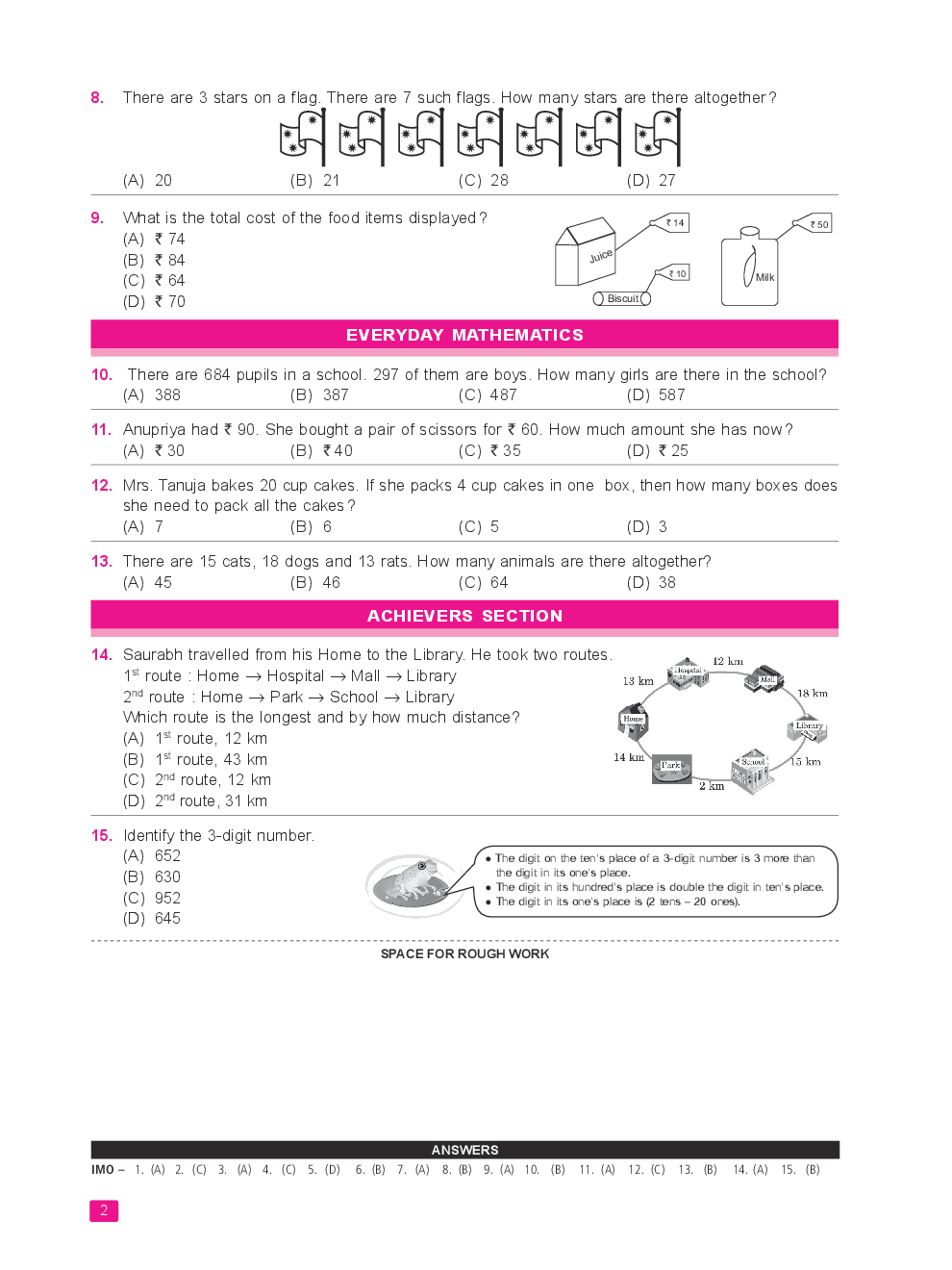 Class 2 Maths Olympiad Sample Papers Tyreece Wolf