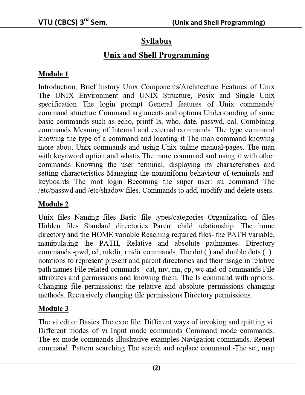 Download VTU Computer Science Engineering Unix And Shell Programming PDF Online