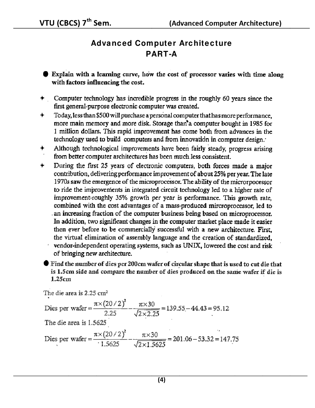 Download Advanced Computer Architecture For Vtu Be 7th Sem Computer