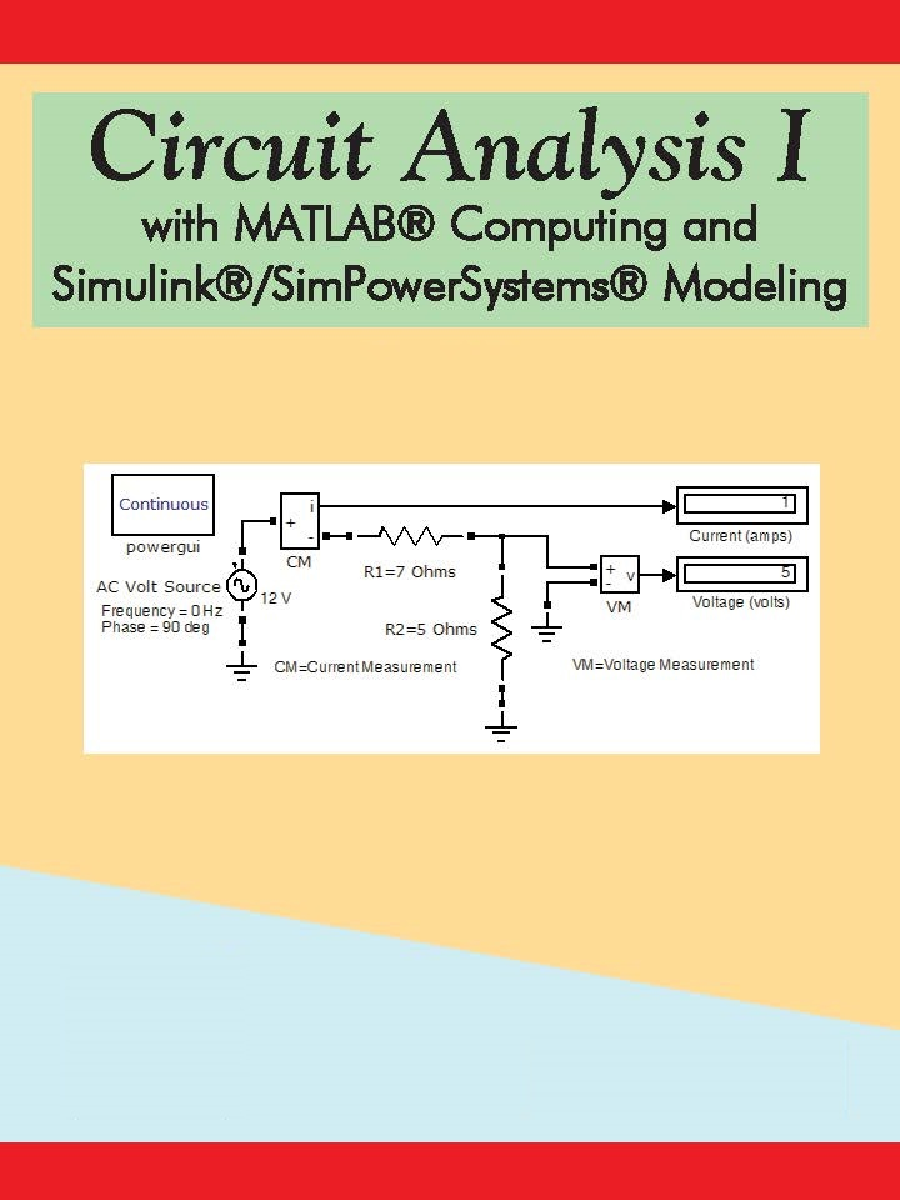 Download Free Circuit Analysis I With Matlab Computing And Simulink Simpower Systems Modeling ...