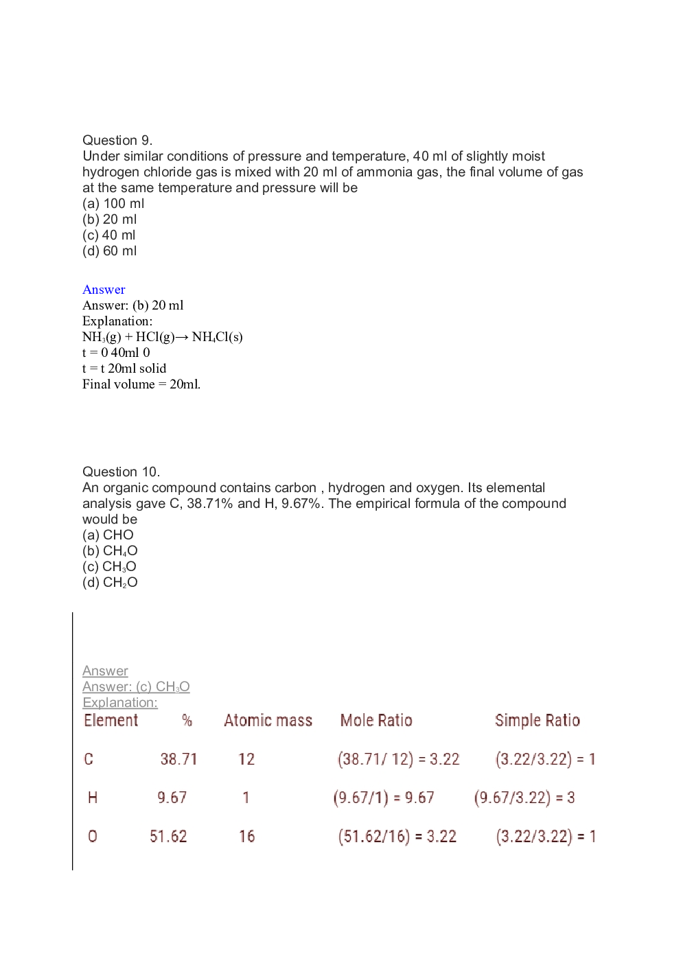 Download CBSE Board Class 11 Chemistry Chapter 1 Some Basic Concepts of Chemistry MCQs by Panel ...