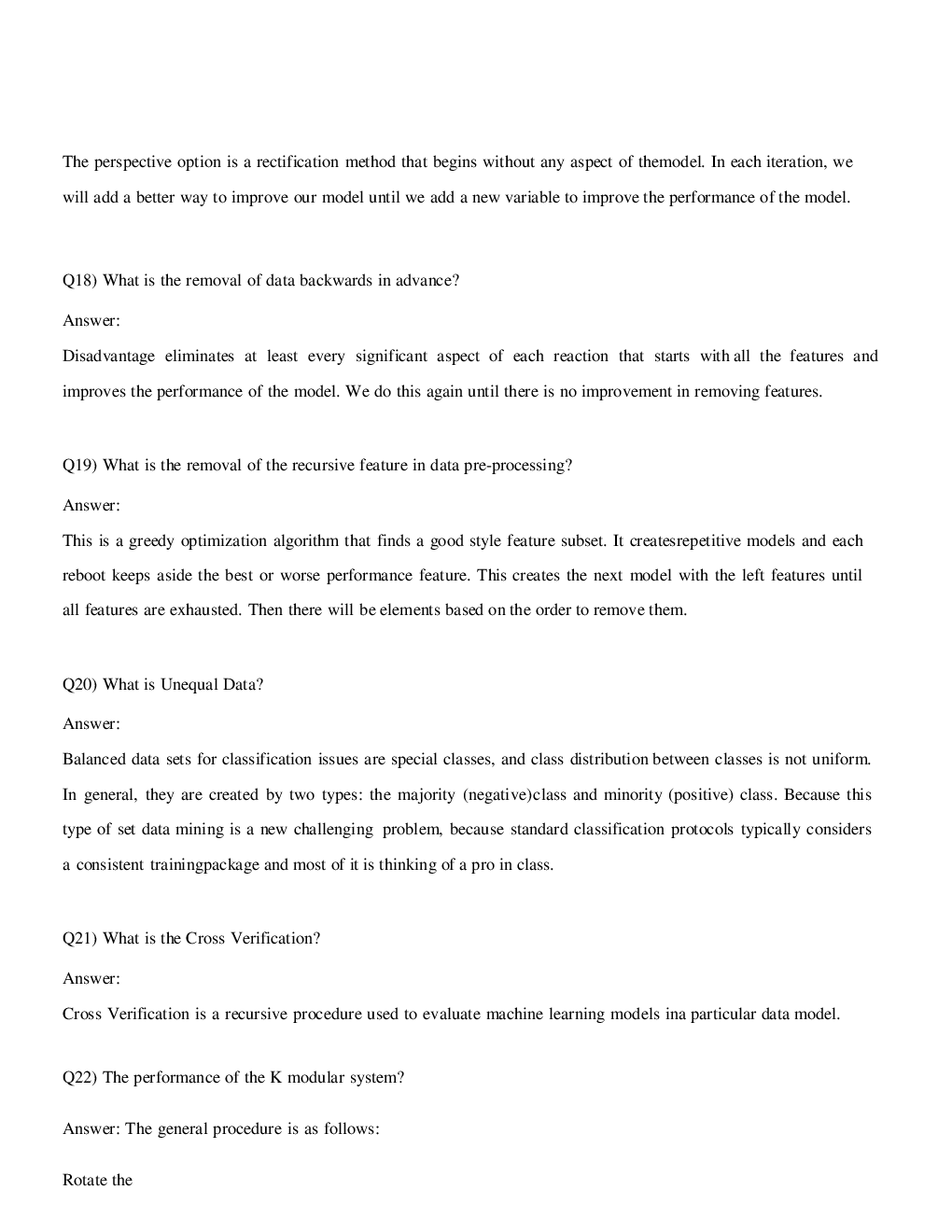 Download Data Science And Machine Learning With Python Interview Questions With Answer By Panel