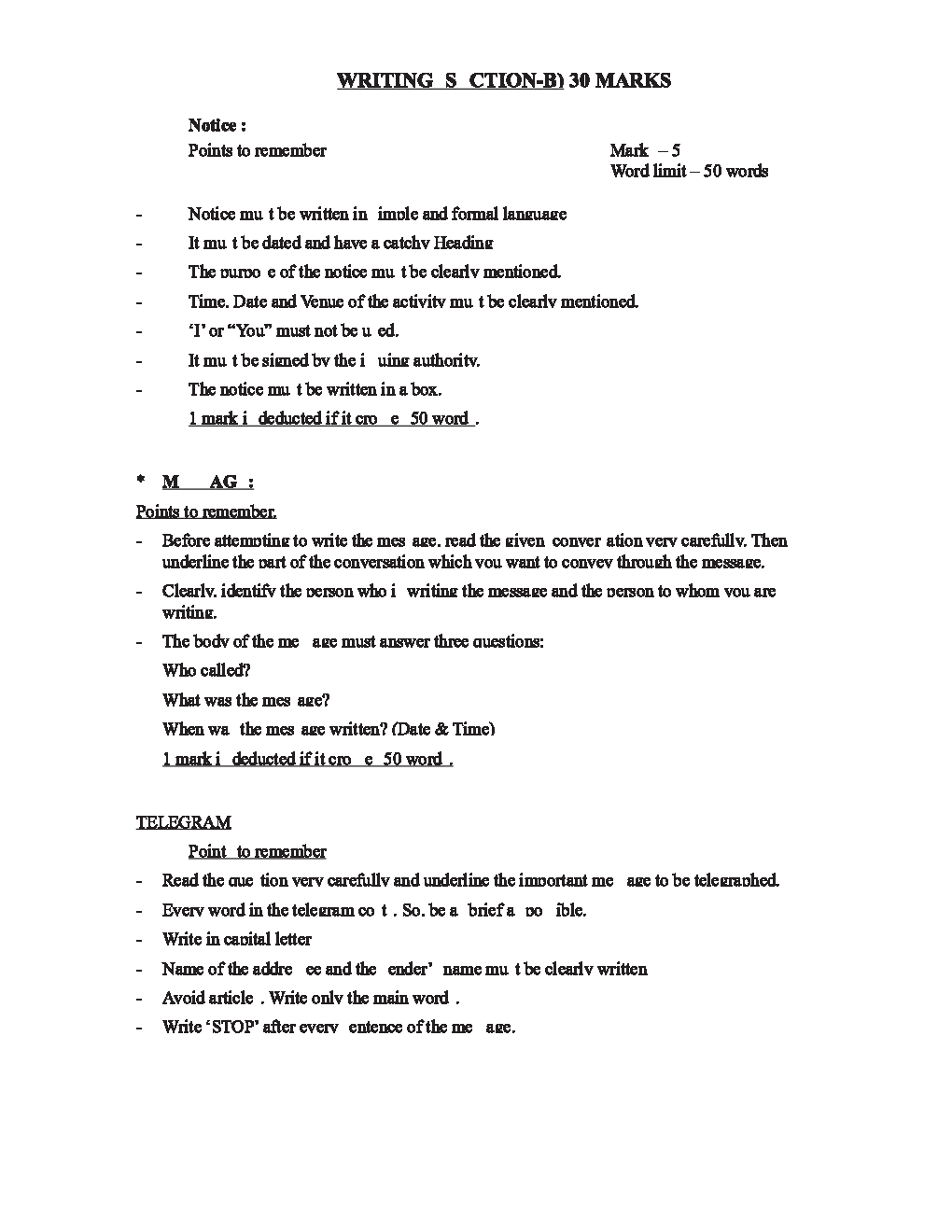Download CBSE Class 10 English Notes For Term 2 2022 Exam By Panel Of