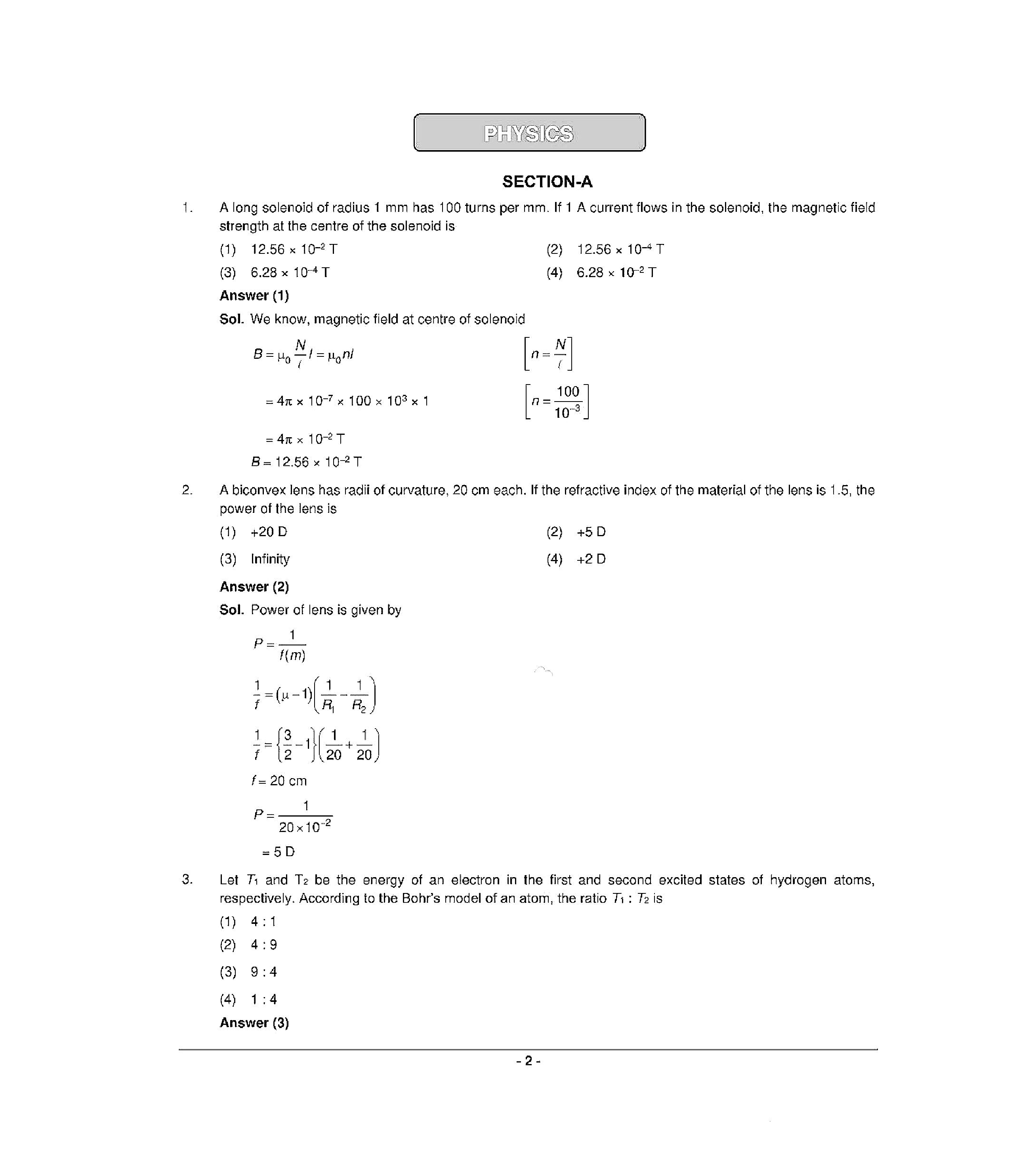 Download NEET 2022 Question Paper With Answer Key T3 By Panel Of Download NEET 2022 Question Paper With Answer Key T3 By Panel Of