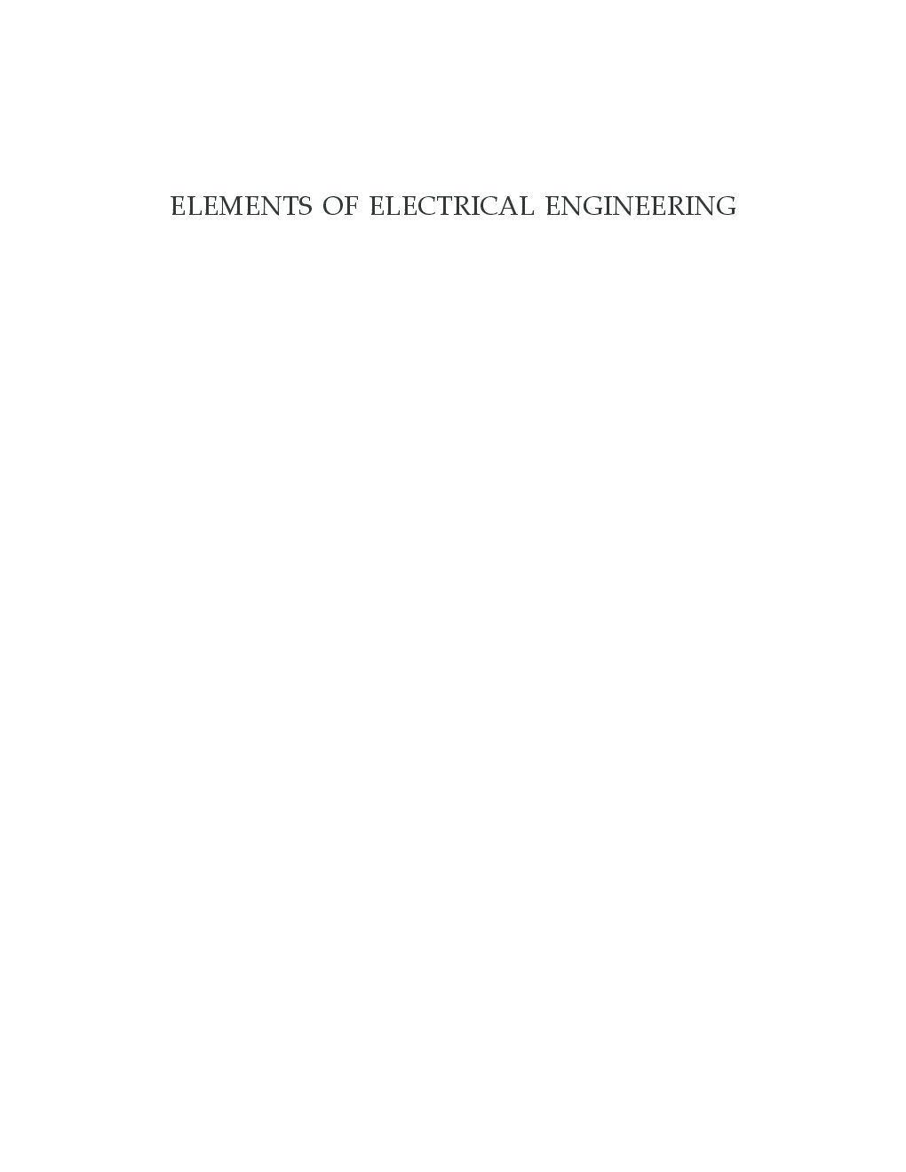 Download Elements of Electrical Engineering PDF Online 2022 by M. Maria ...