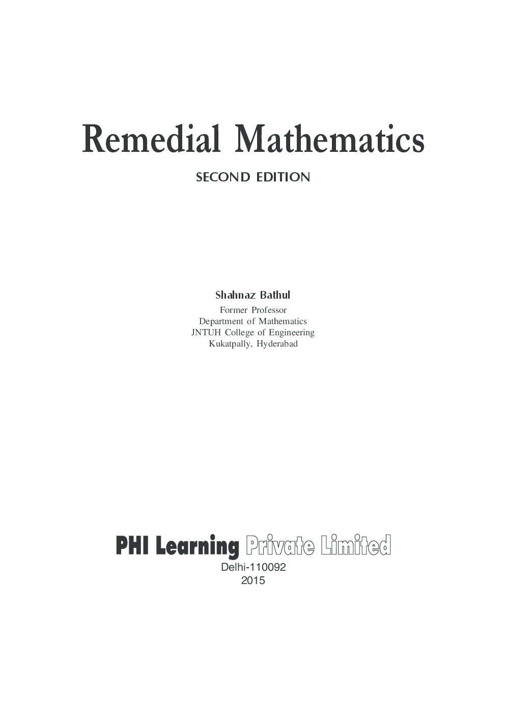 Download Remedial Mathematics PDF Online 2020 By BATHUL SHAHNAZ Download Remedial Mathematics PDF Online 2020 By BATHUL SHAHNAZ