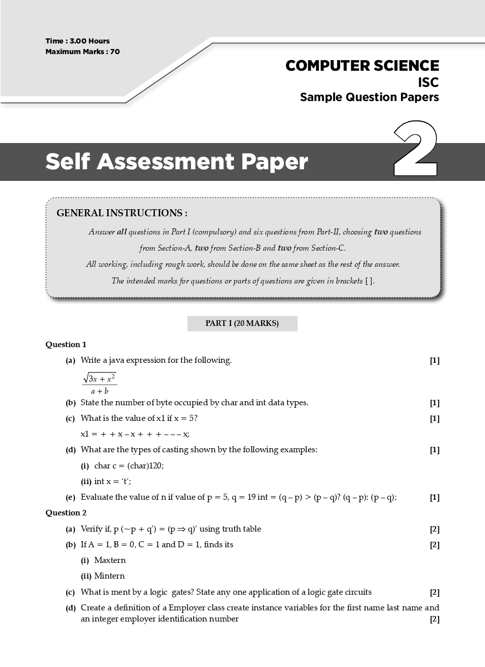 Download Oswaal ISC Sample Question Papers 2 For Class XI Computer download-oswaal-isc-sample-question-papers-2-for-class-xi-computer
