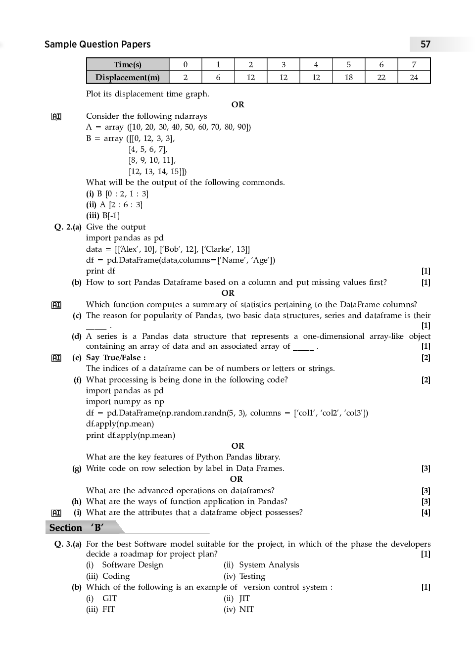 Download Oswaal CBSE Sample Question Papers 3 For CLass XII Informatics ...