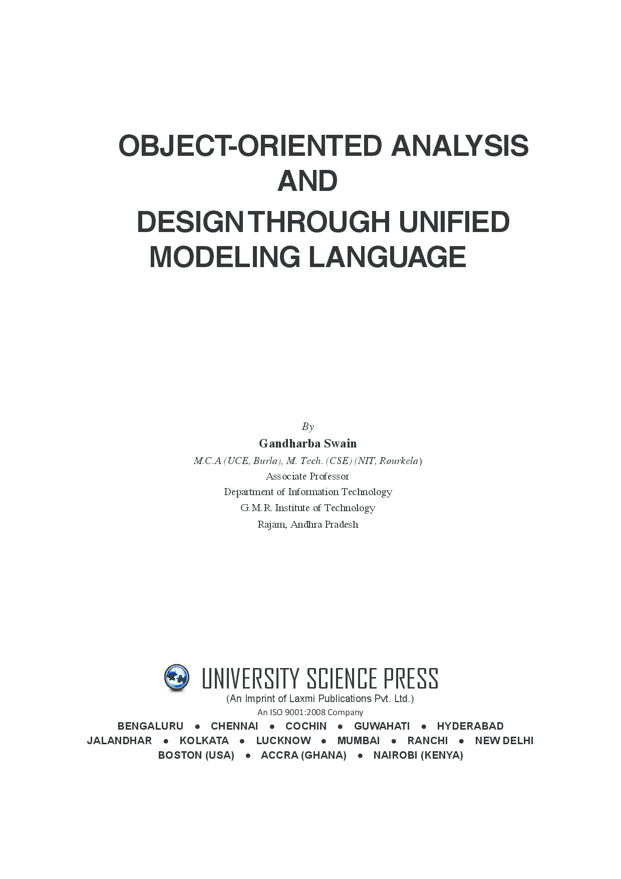 Download Object Oriented Analysis And Design Through Unified Modeling Language 2022 Pdf Online