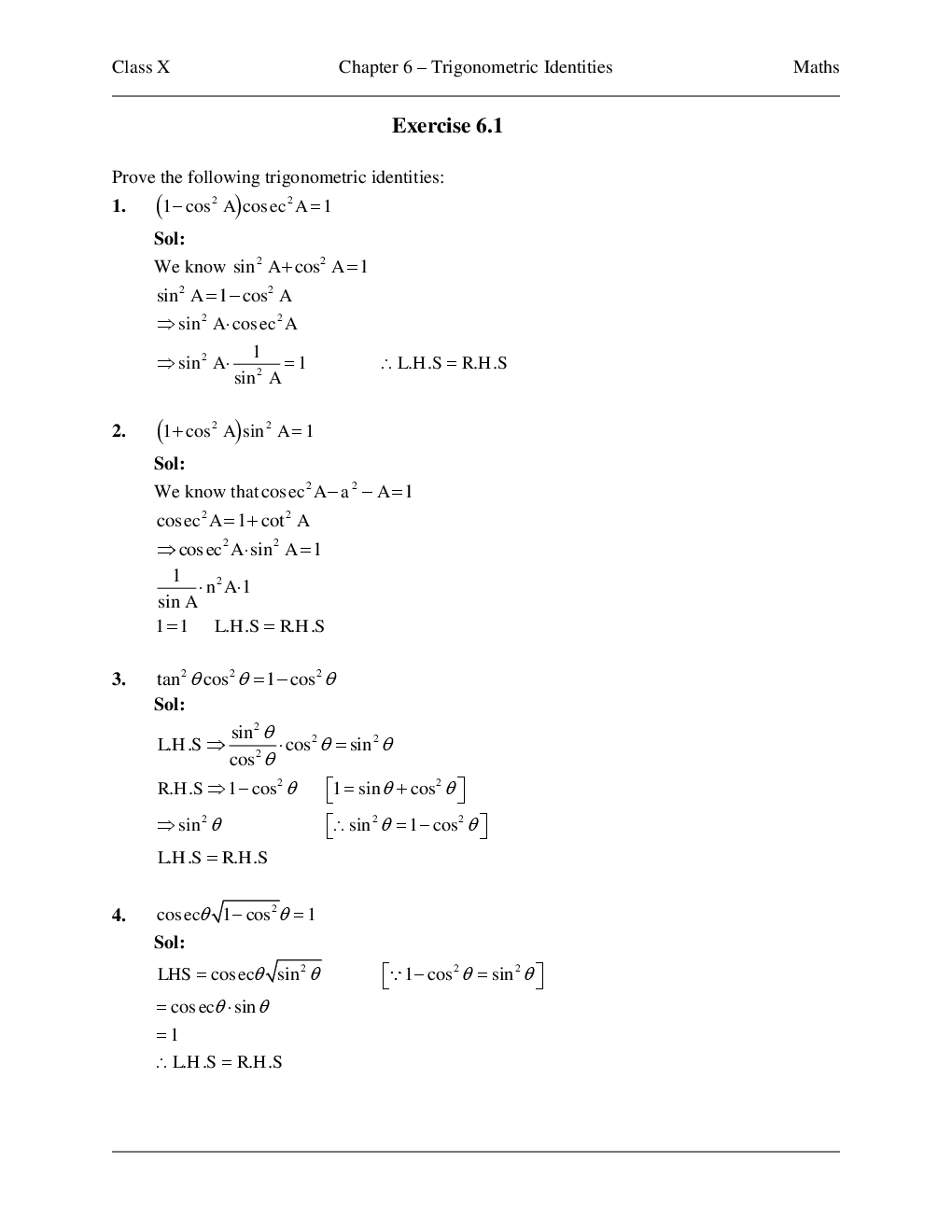  How To Solve Trigonometric Identities Easily Class 10 How To Solve