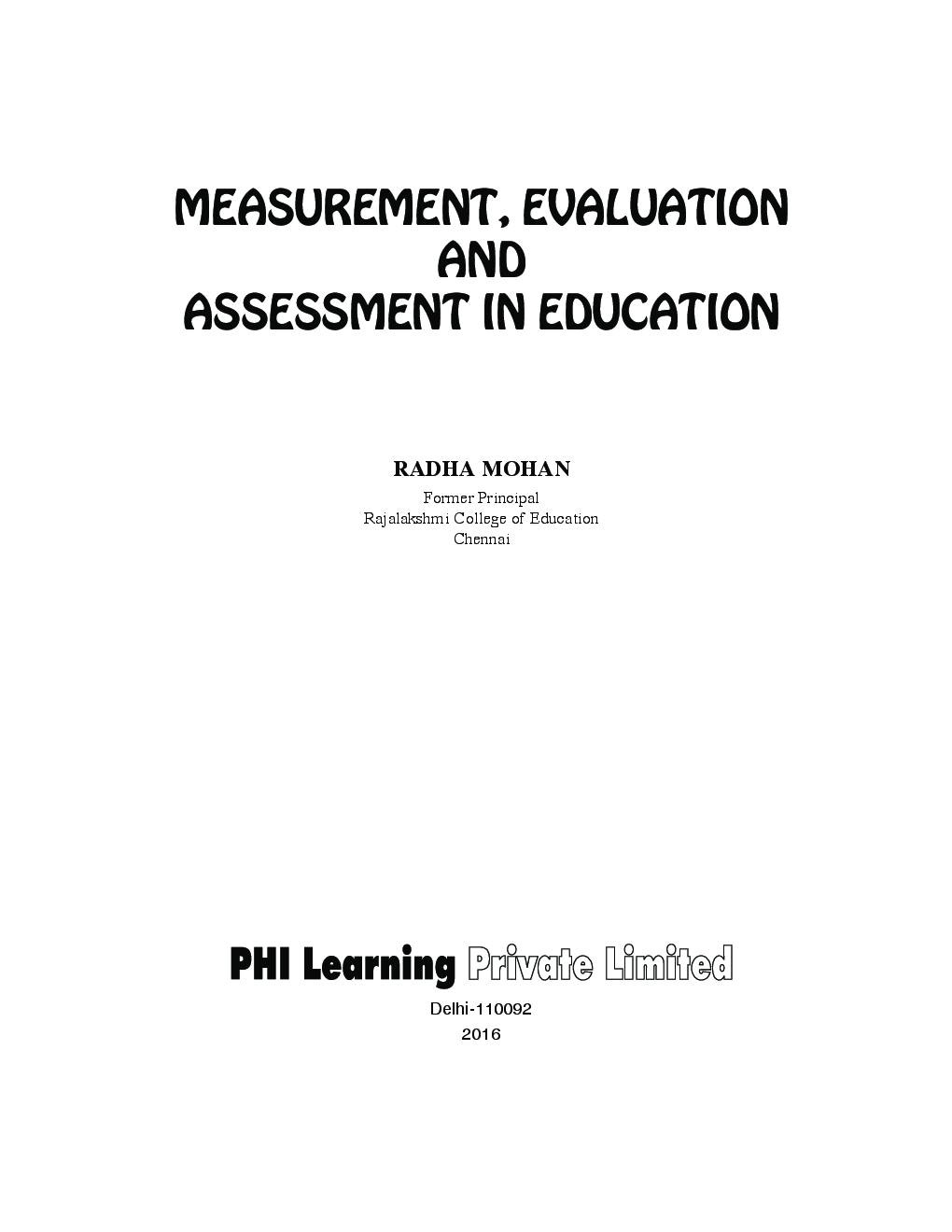 Download PHI Measurement Evaluation And Assessment In Education PDF ...
