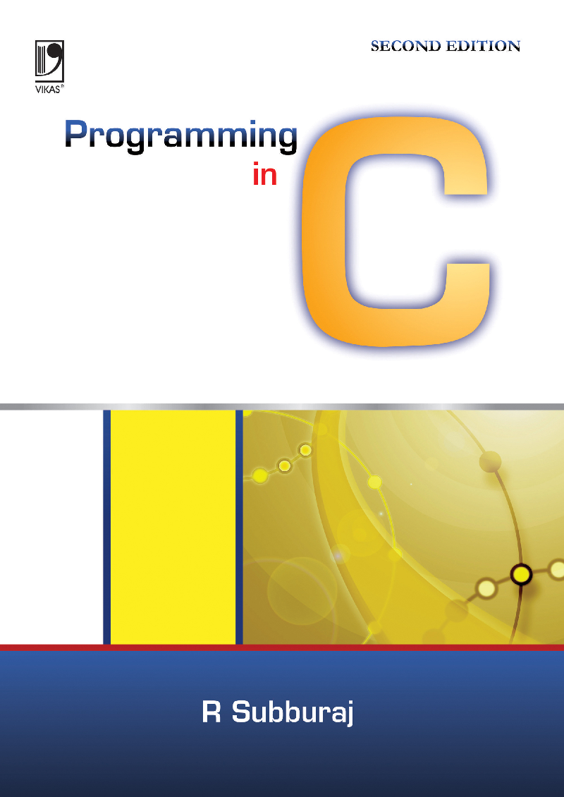 Download Programming In C PDF Online 2020-21 by R. Subburaj