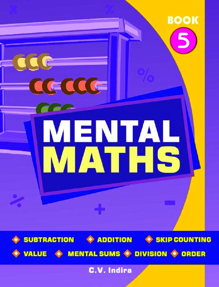 Download Mental Maths Book For Class 5 PDF Online 2020 Download Mental Maths Book For Class 5 PDF Online 2020