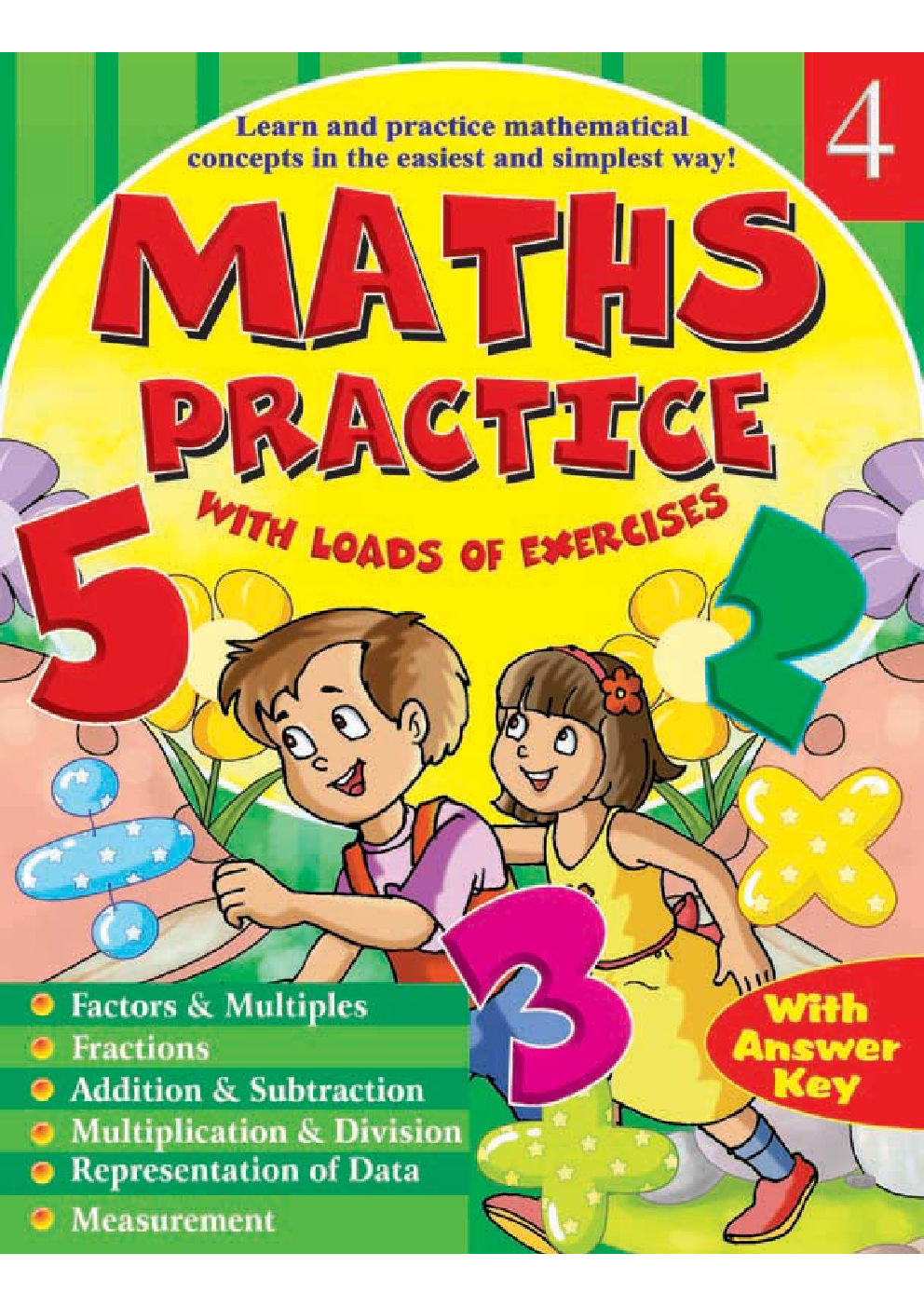 Download Maths Practice Class 4 PDF Online 2020 By BPI