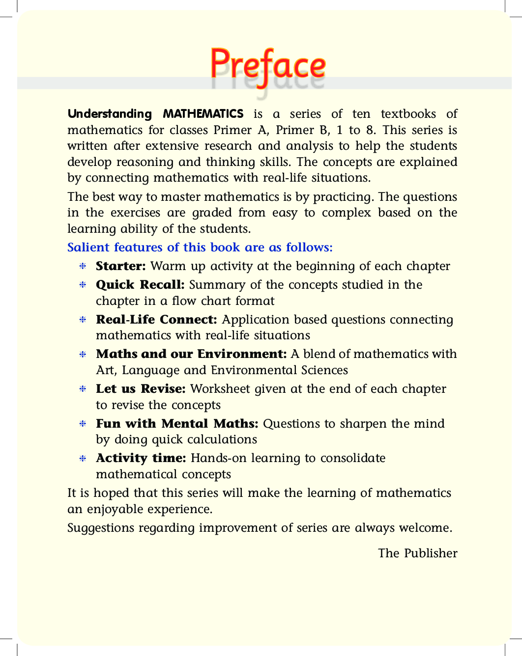 Download Class - 1 Understanding Mathematics PDF Online-2021