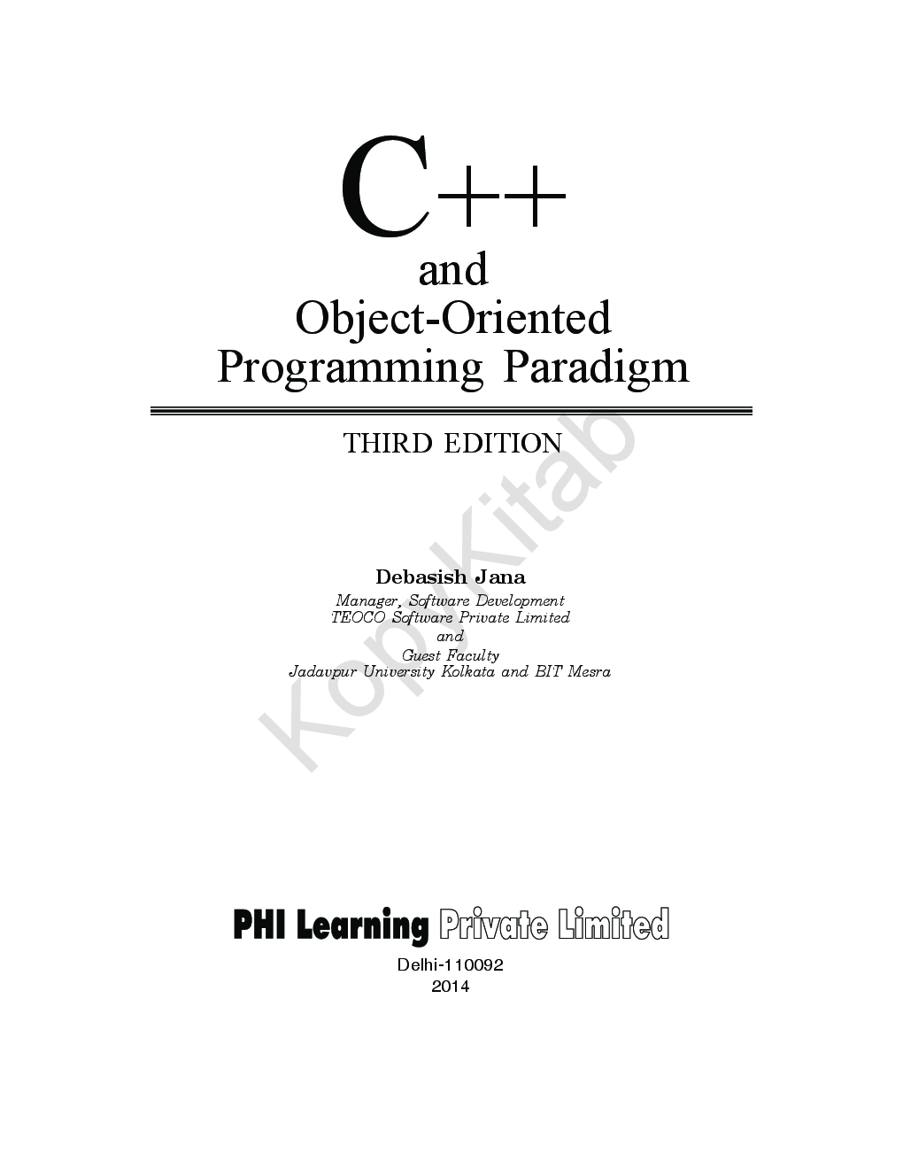 Download Phi C And Object Oriented Programming Paradigm Pdf Online 6227