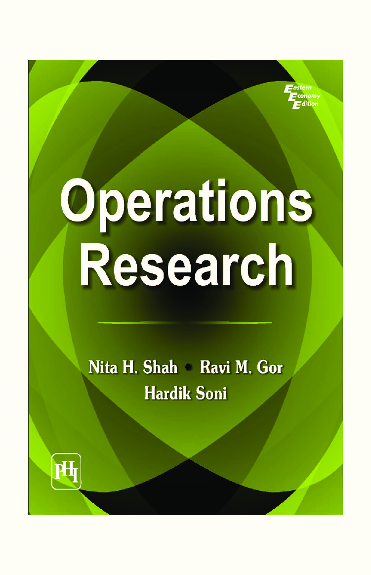 Download PHI Learning Operations Research PDF Online 2020