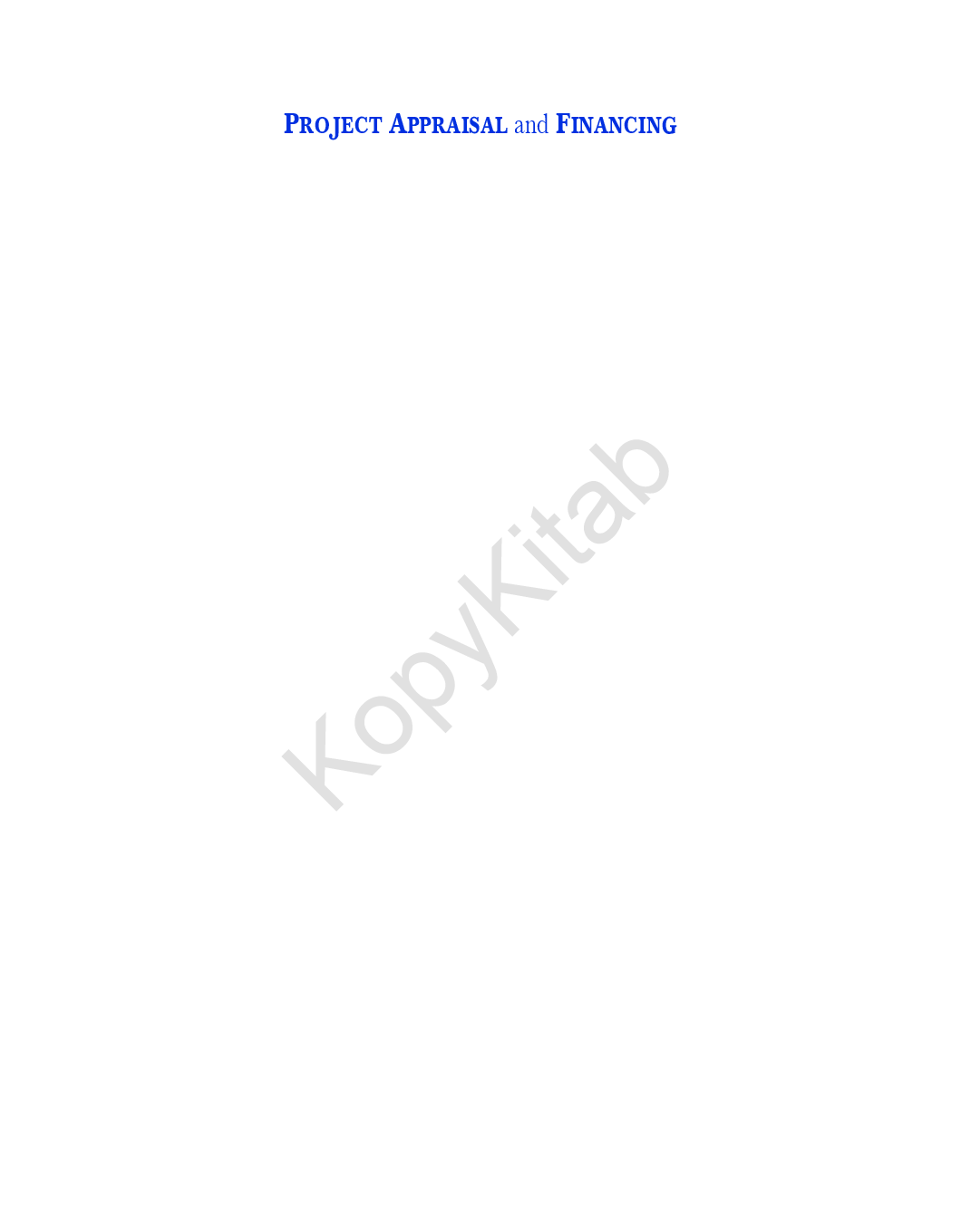 Download Project Appraisal And Financing PDF Online 2020 by Ambrish Gupta