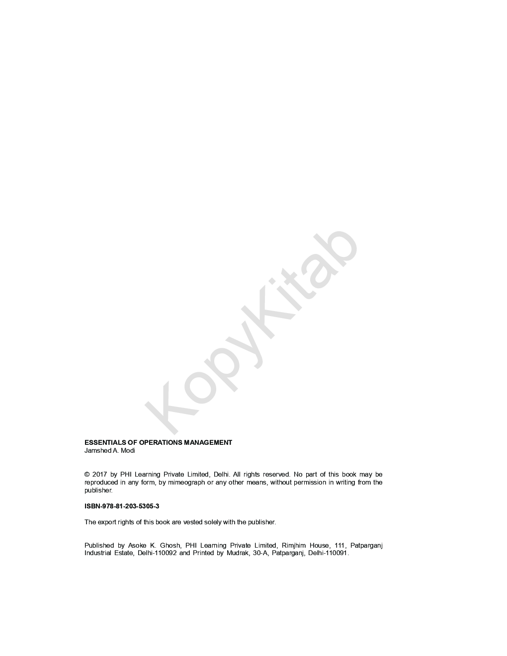 Download Essentials Of Operations Management PDF Online 2020 by Jamshed ...