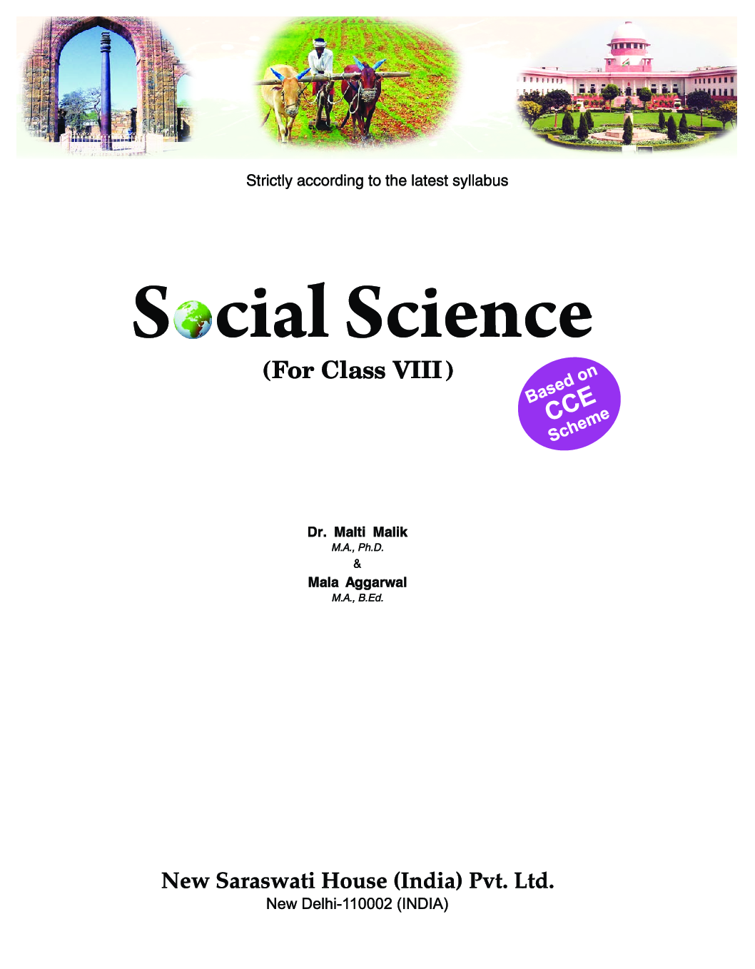 Download Class 8 Social Science PDF Online by Dr Malti Malik