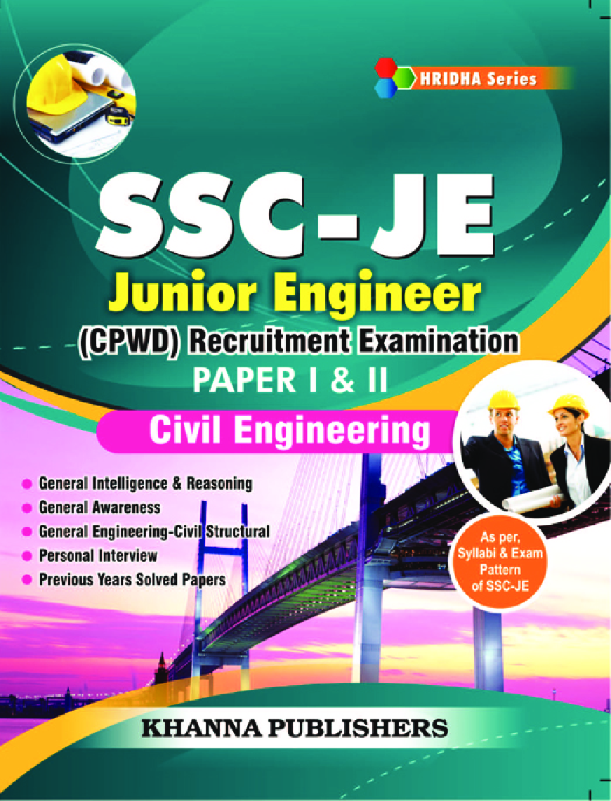 Download SSC-JE (CPWD) Civil Engineering Papers 1 & 2 PDF Online
