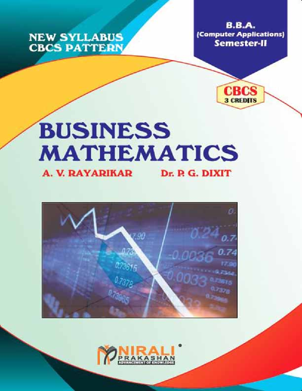 Download Business Mathematics PDF Online By Prof A V Rayarikar Dr 