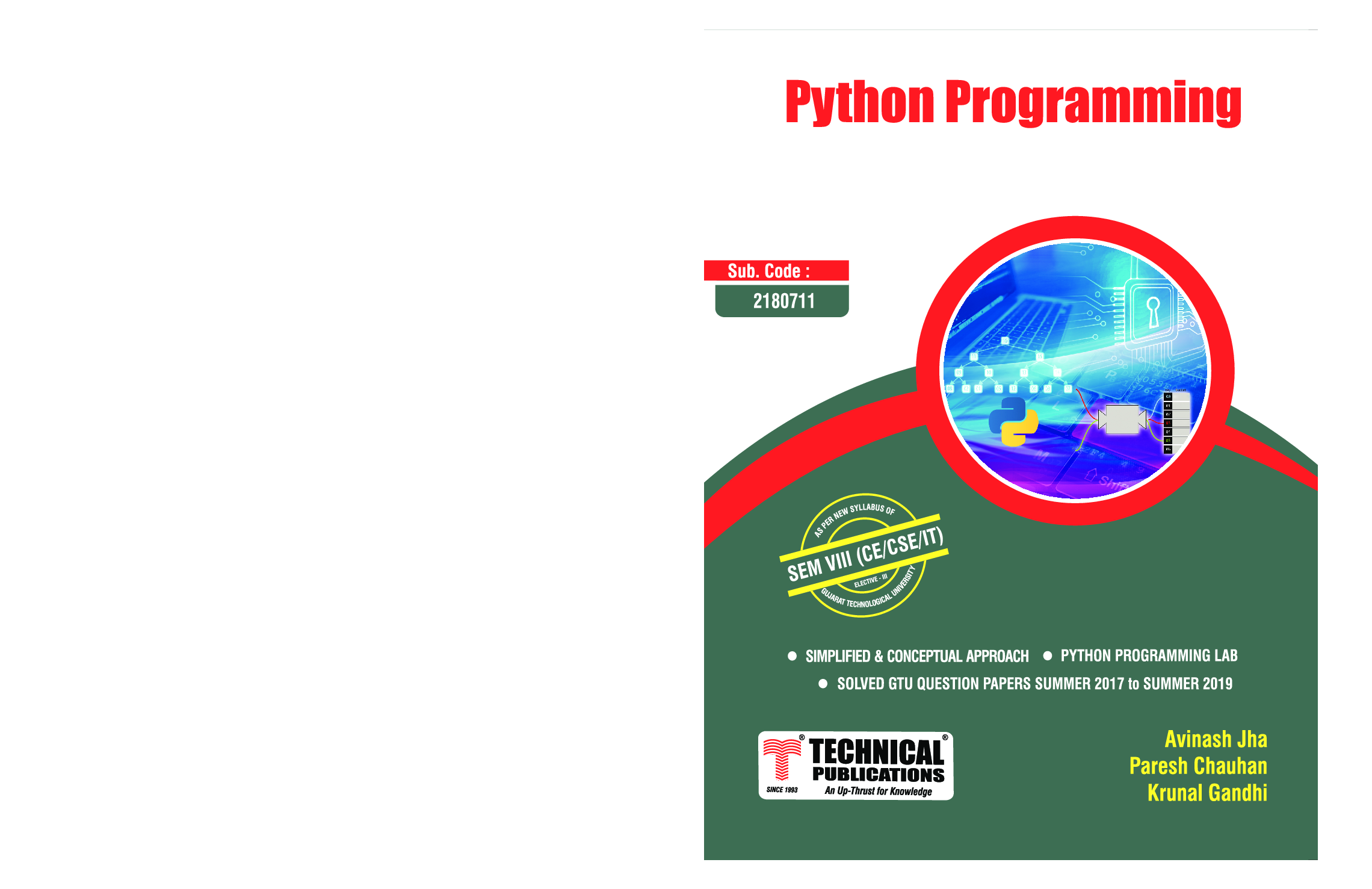 Download GTU Python Programming Book PDF Online 2020