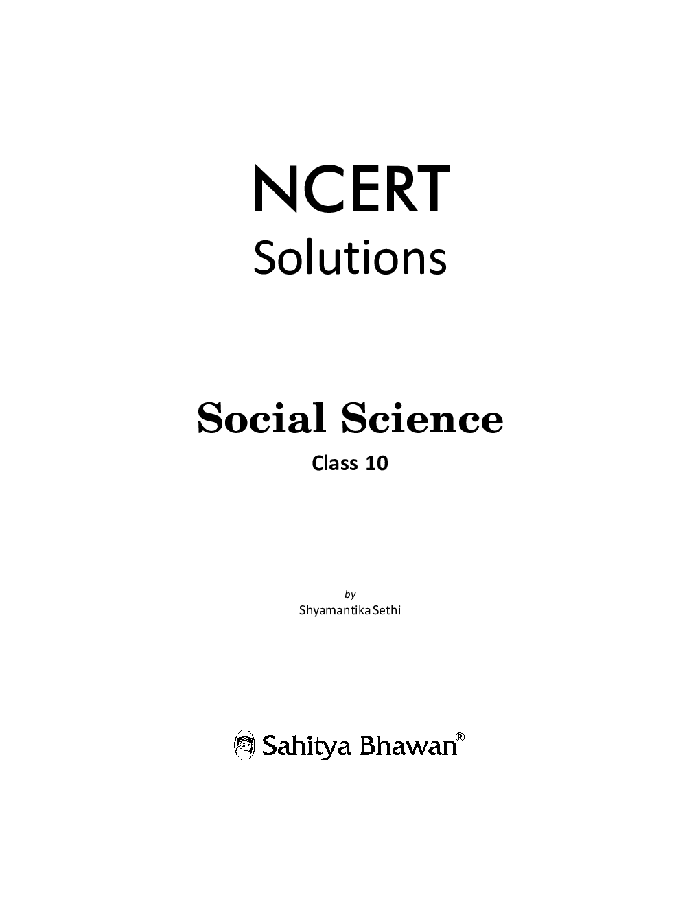 Download 1839 NCERT Solution Social Science For Class-10 by Shyamantika ...