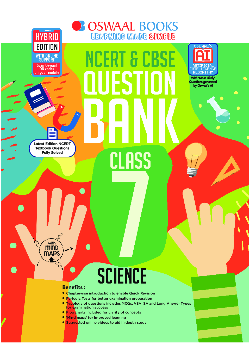 Download Oswaal NCERT Class 7 Science Question Bank PDF Online 2020-21