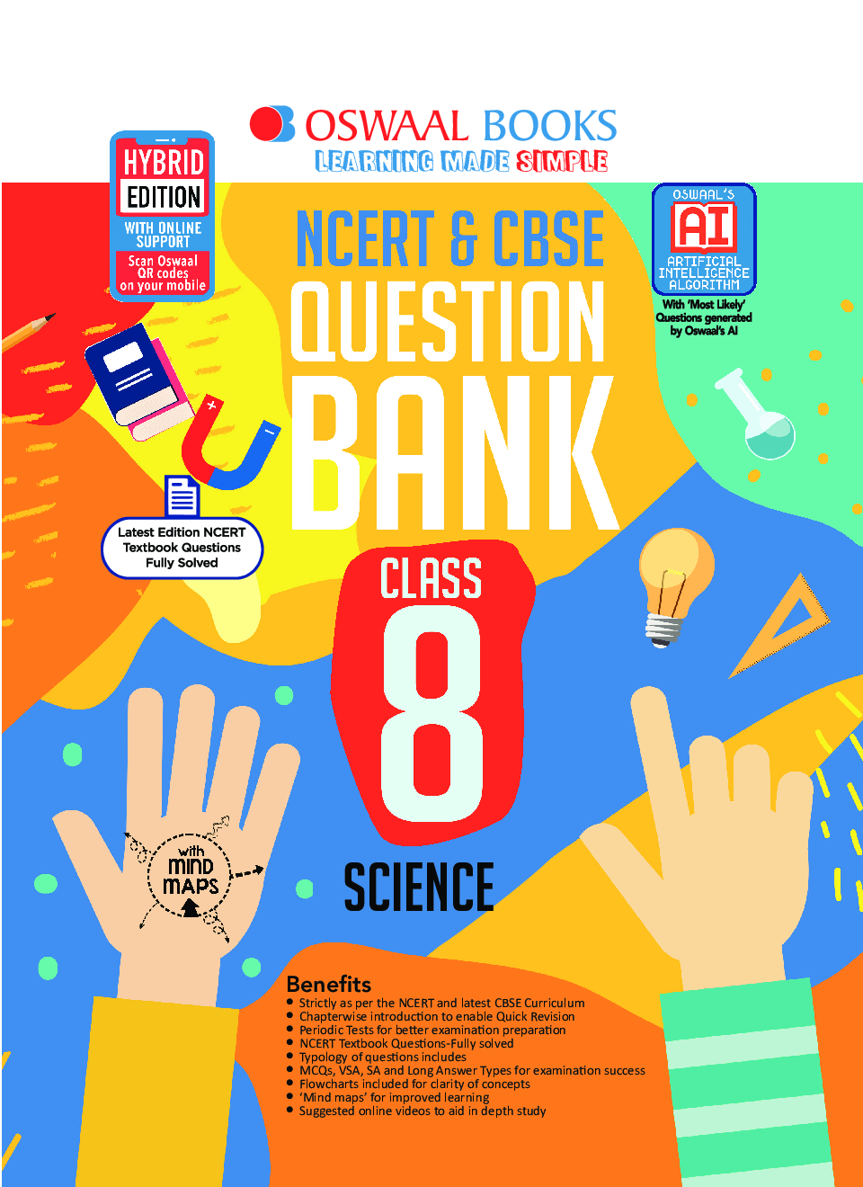 Download Oswaal NCERT Class 8 Science Question Bank Book PDF Online 2020