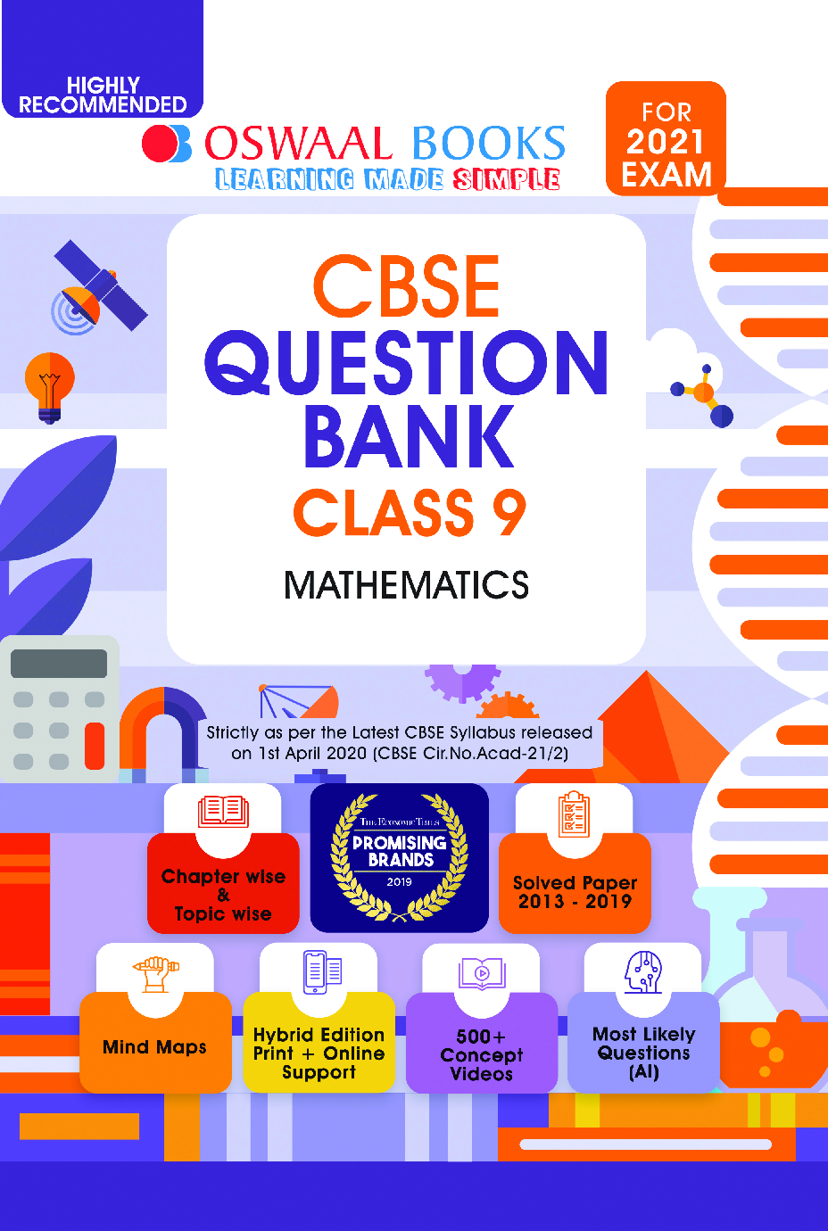 Download Oswaal CBSE Class 9 Mathematics Question Bank PDF Online 2021
