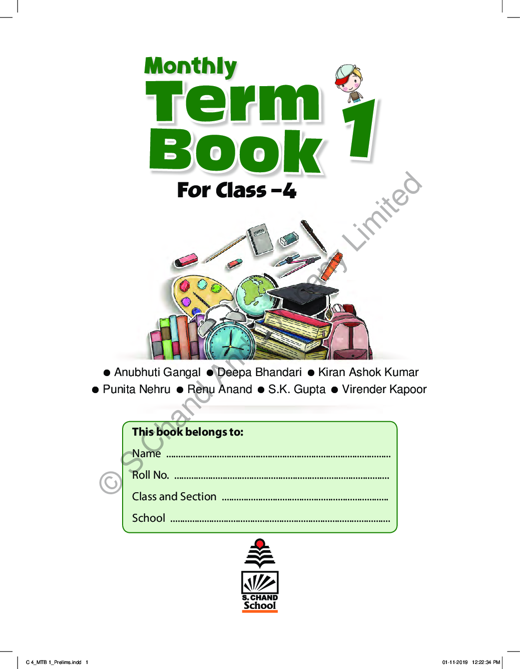 Download Monthly Term Book Grade 4 Term 1 by Anubhuti Gangal, Deepa ...