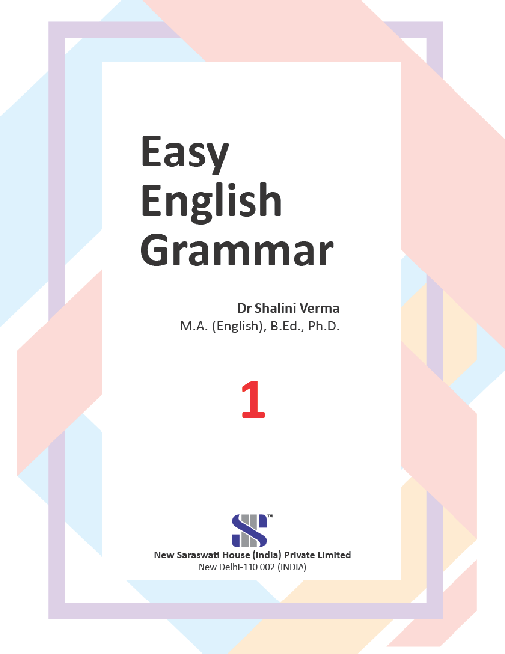 Download Class 1 Easy English Grammar PDF Online 2020 by Shalini