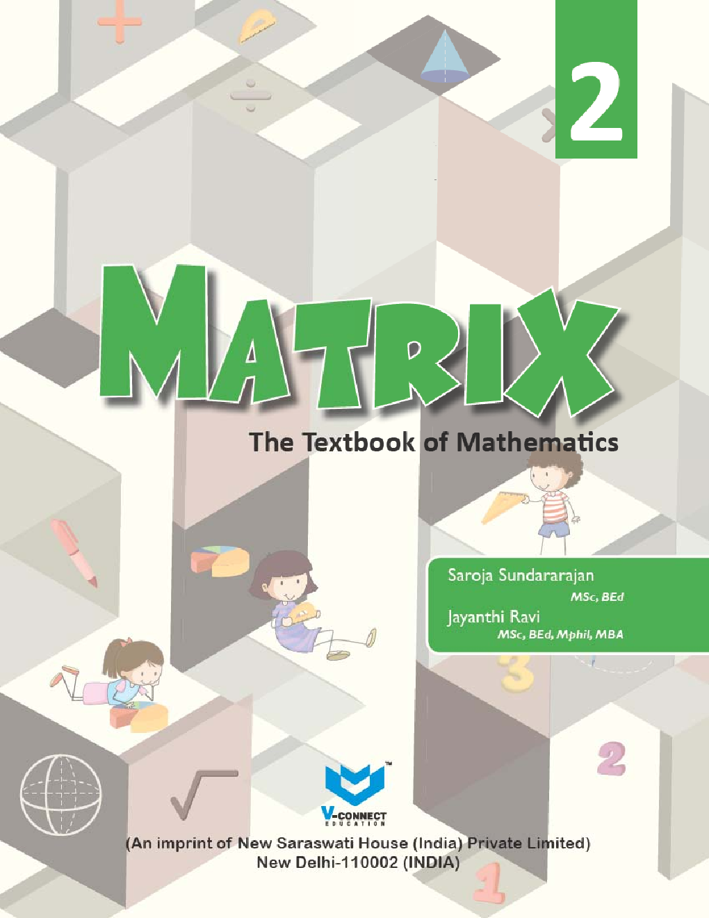 Download Matrix Class 2 A Textbook of Mathematics PDF Online 2020.