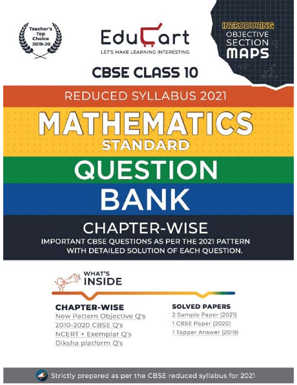 Download Educart CBSE Class 10 Maths Question Bank PDF Online 2020