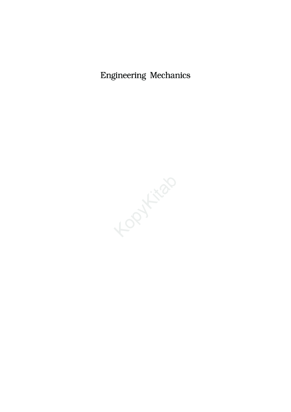 Download Engineering Mechanics PDF Online 2021 by V. Jayakumar