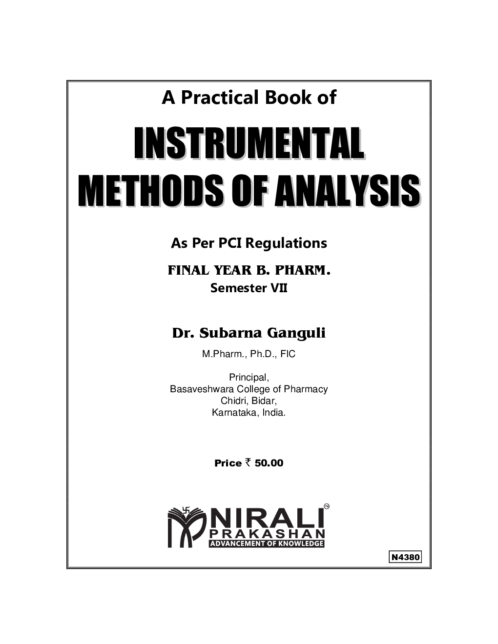 Download Instrumental Methods Of Analysis Practical PDF Online 2021 Download Instrumental Methods Of Analysis Practical PDF Online 2021