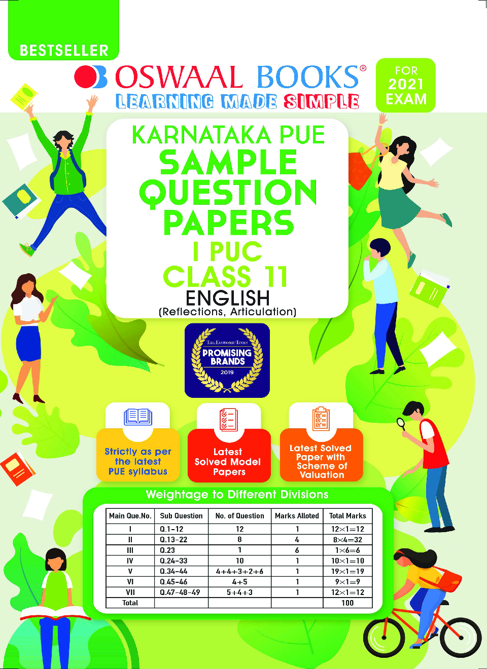 Download Oswaal Karnataka PUE Class 11 English Sample Question Papers I download-oswaal-karnataka-pue-class-11-english-sample-question-papers-i