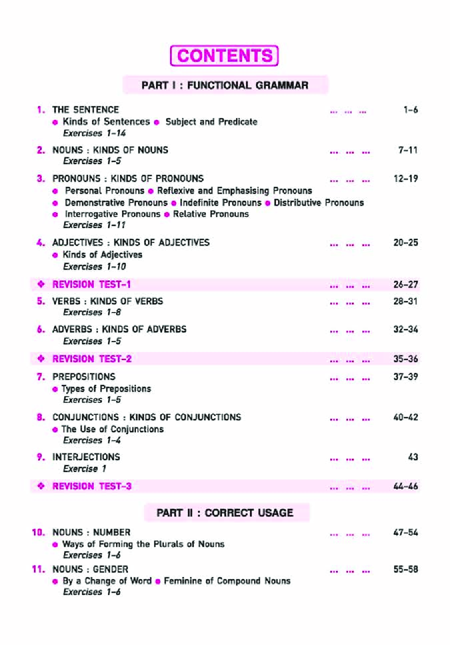 Elementary English Grammar And Composition For Class 6 Answers Pdf 
