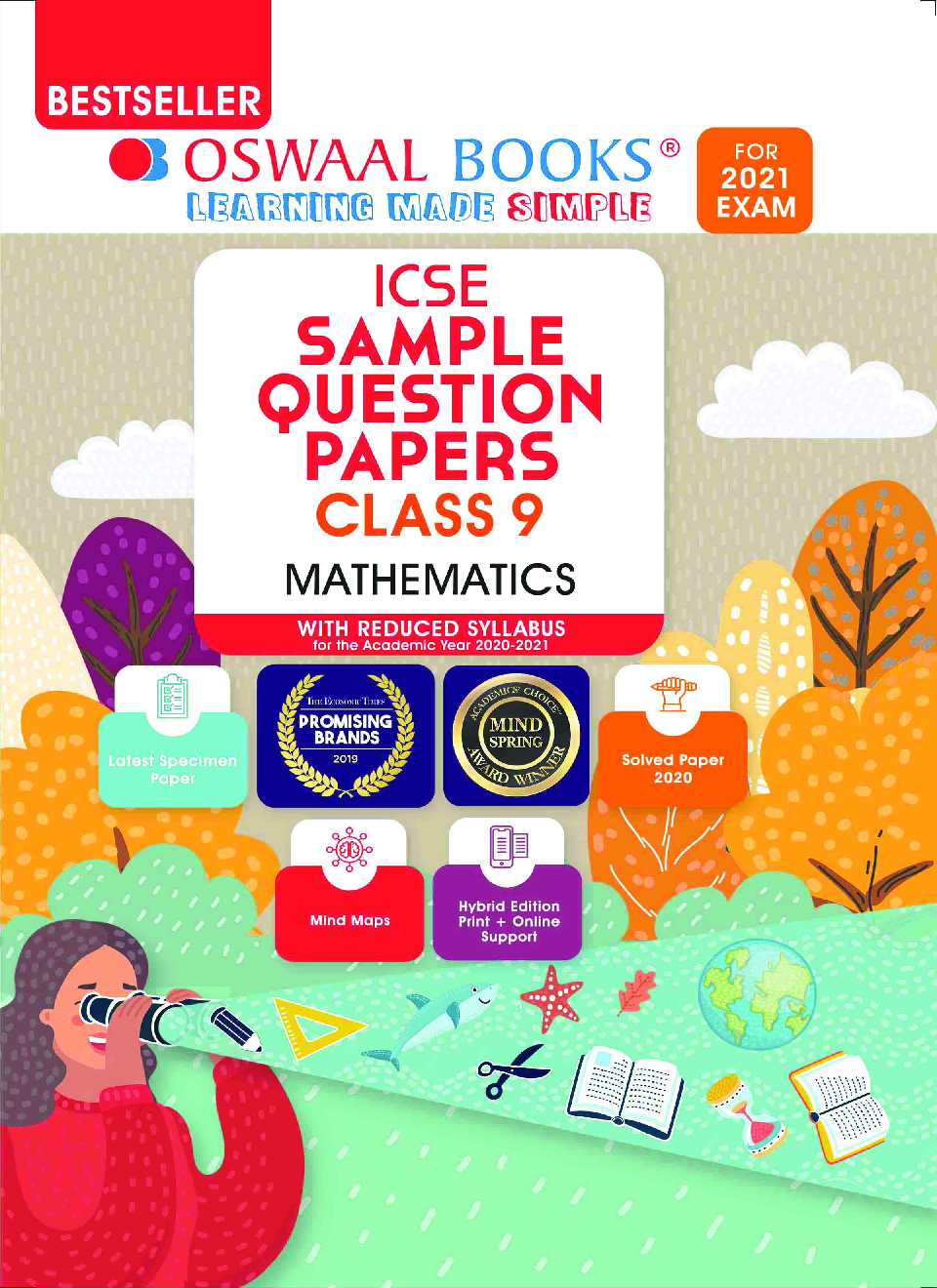 Download Oswaal ICSE Class 9 Mathematics Paper 5 Sample Question Paper Download Oswaal ICSE Class 9 Mathematics Paper 5 Sample Question Paper