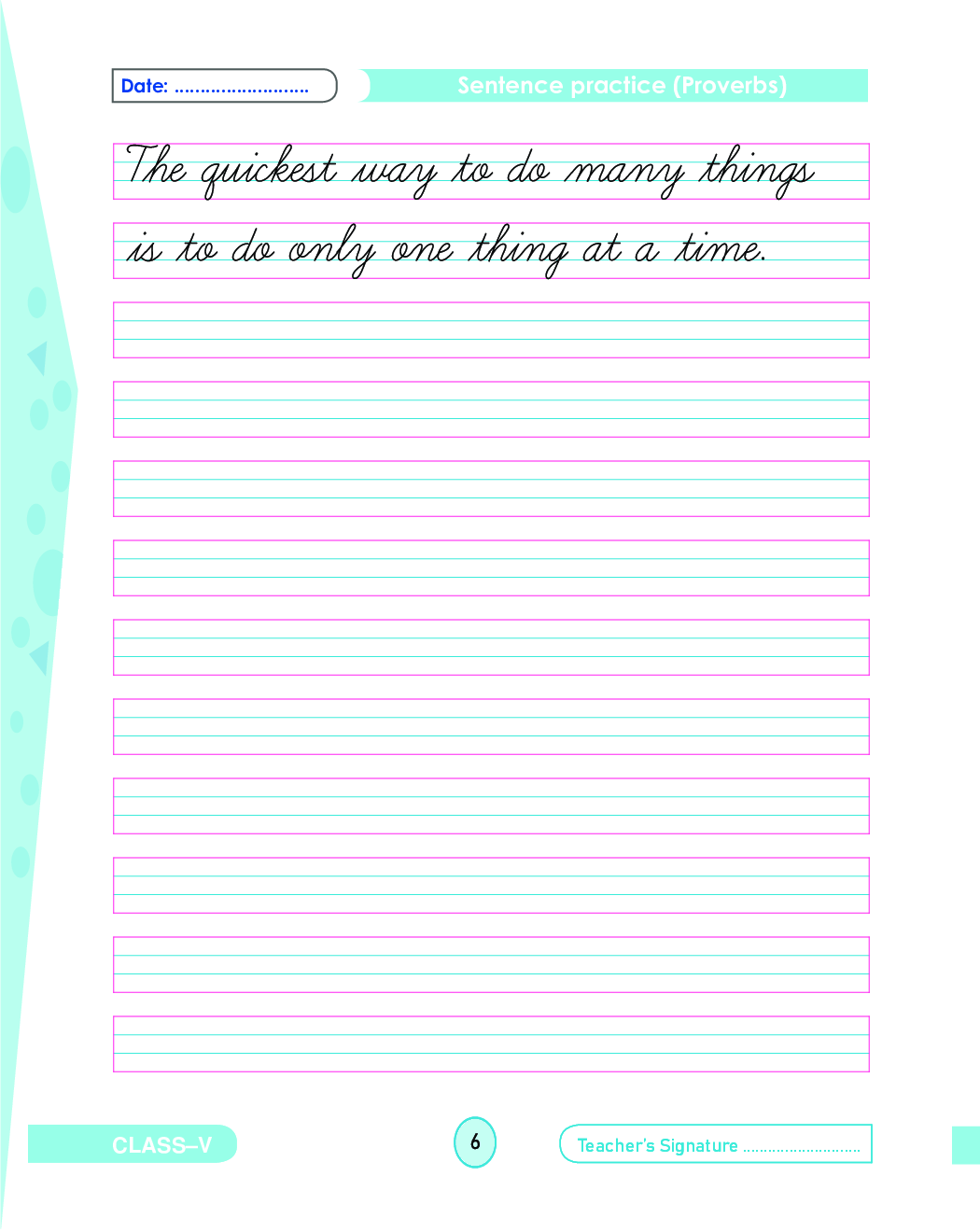 Cursive Writing Book Jujaski