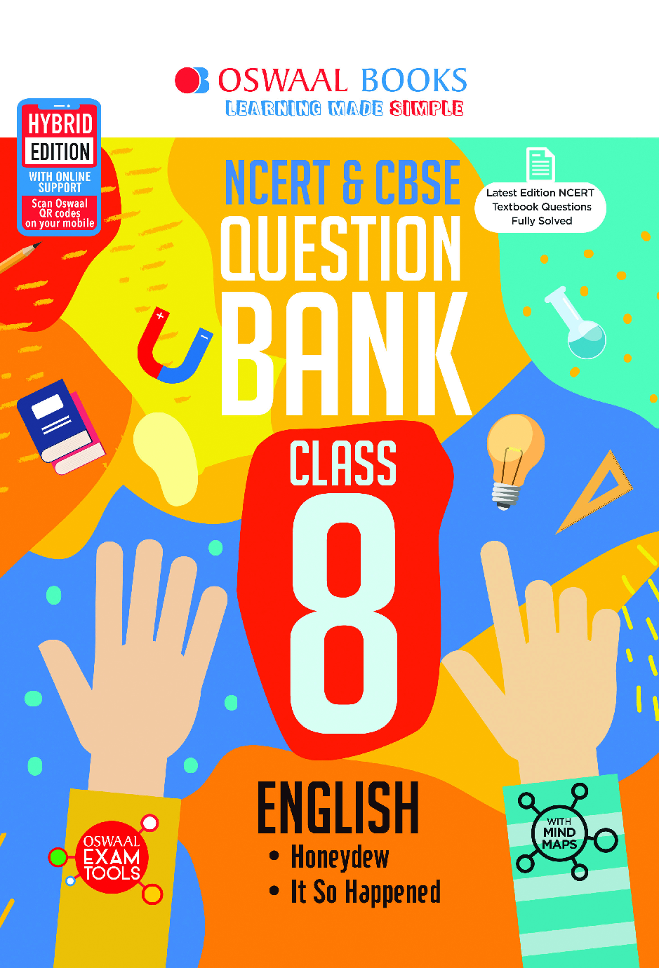 Download Oswaal NCERT CBSE Class 8 English Question Bank For 2022 