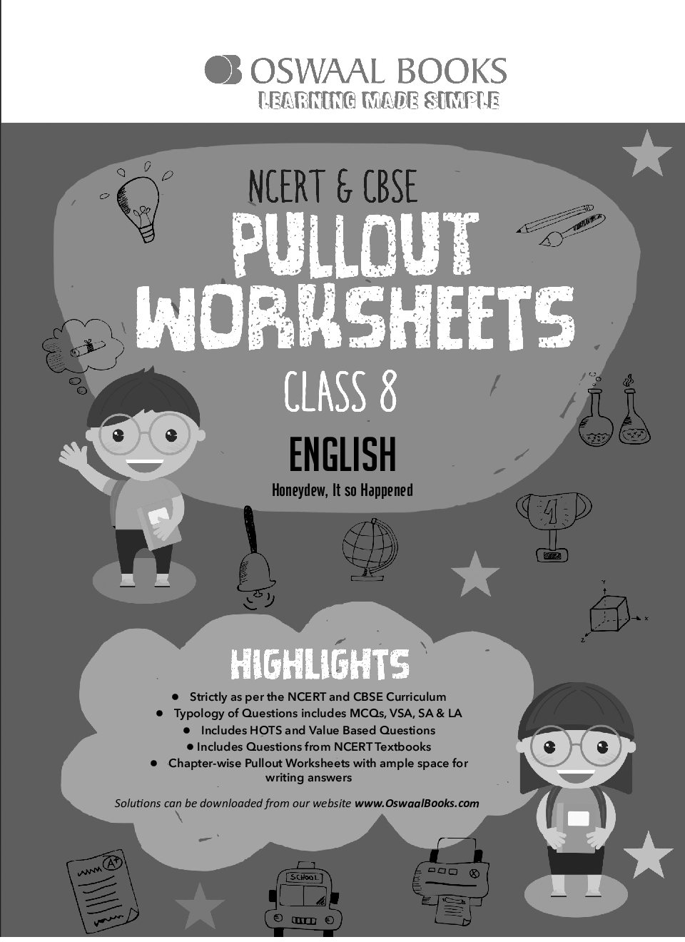 Download Oswaal NCERT & CBSE Pullout Worksheets Class 8 English Book ...