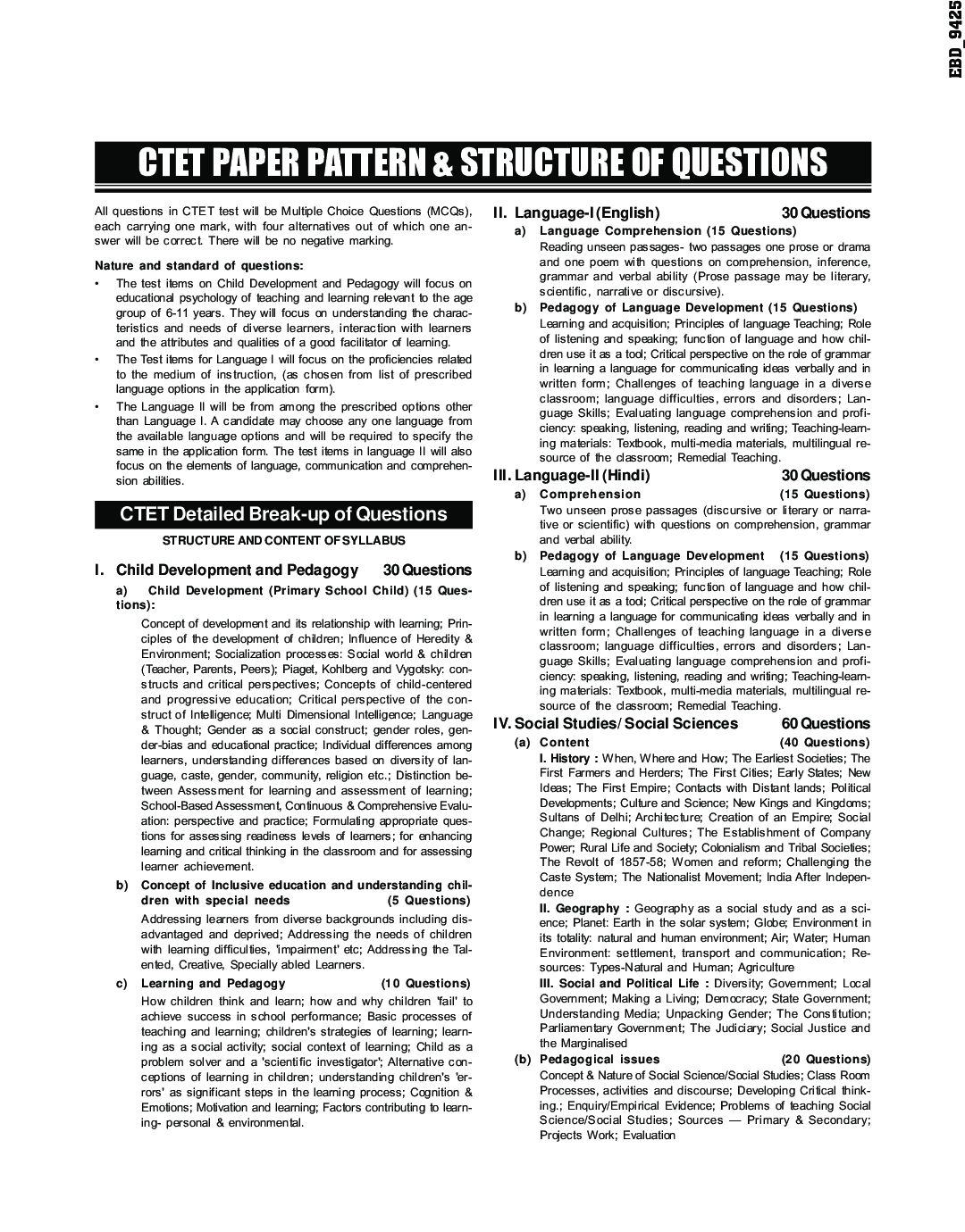 Download 14 VARSH VAAR CTET Paper 2 (Samajik Vigyan/ Adhyayan) Solved Papers (2011 - 2020) PDF ...