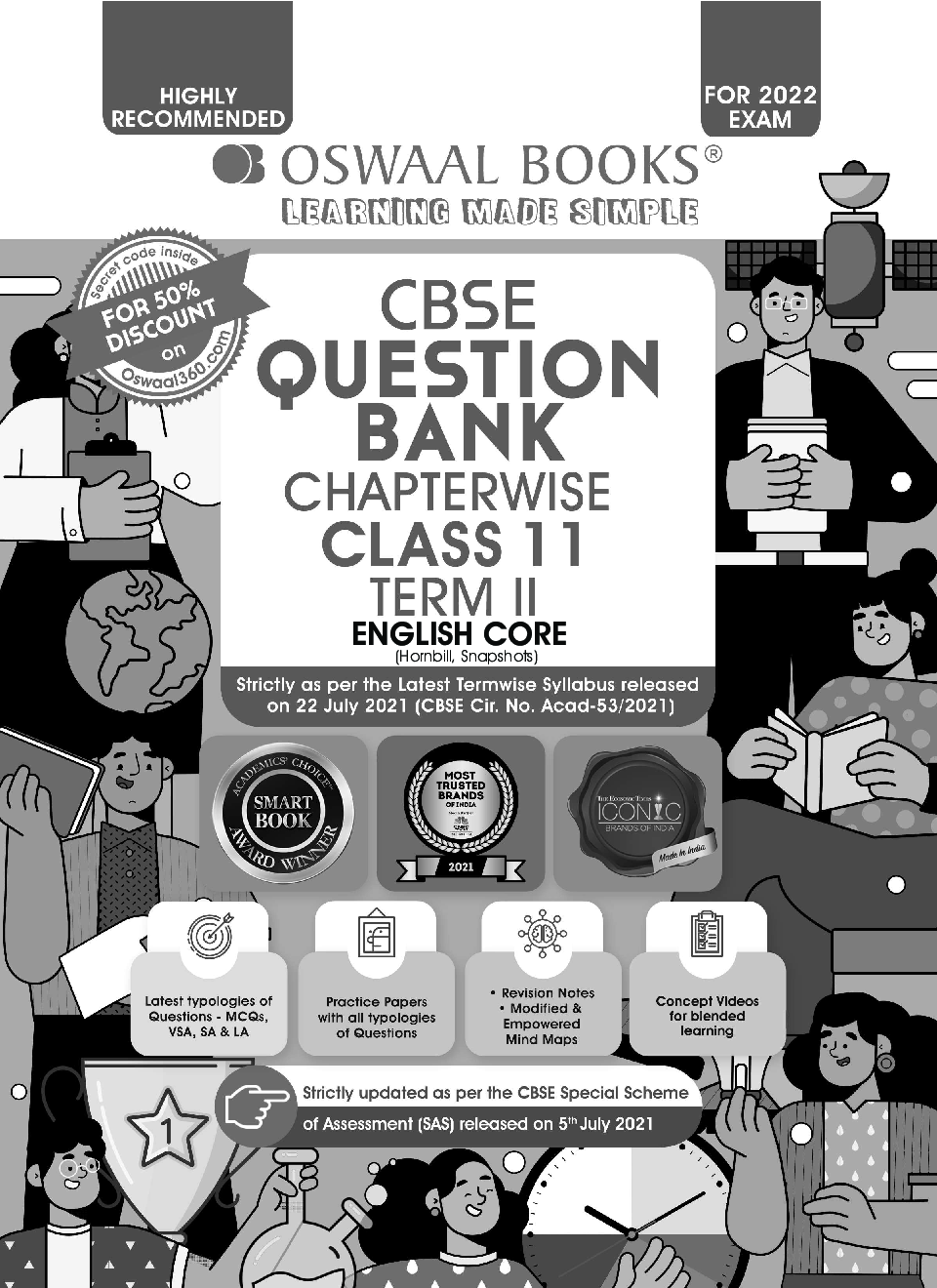 Download Oswaal CBSE Question Bank Chapterwise For Term-2 Class 11 English Core (For 2022 Exam ...